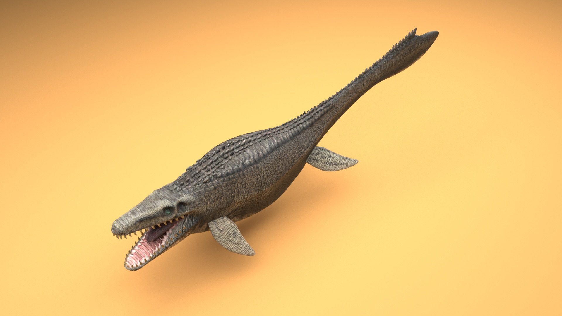Mosasaurus 3D Model - TurboSquid 1925085