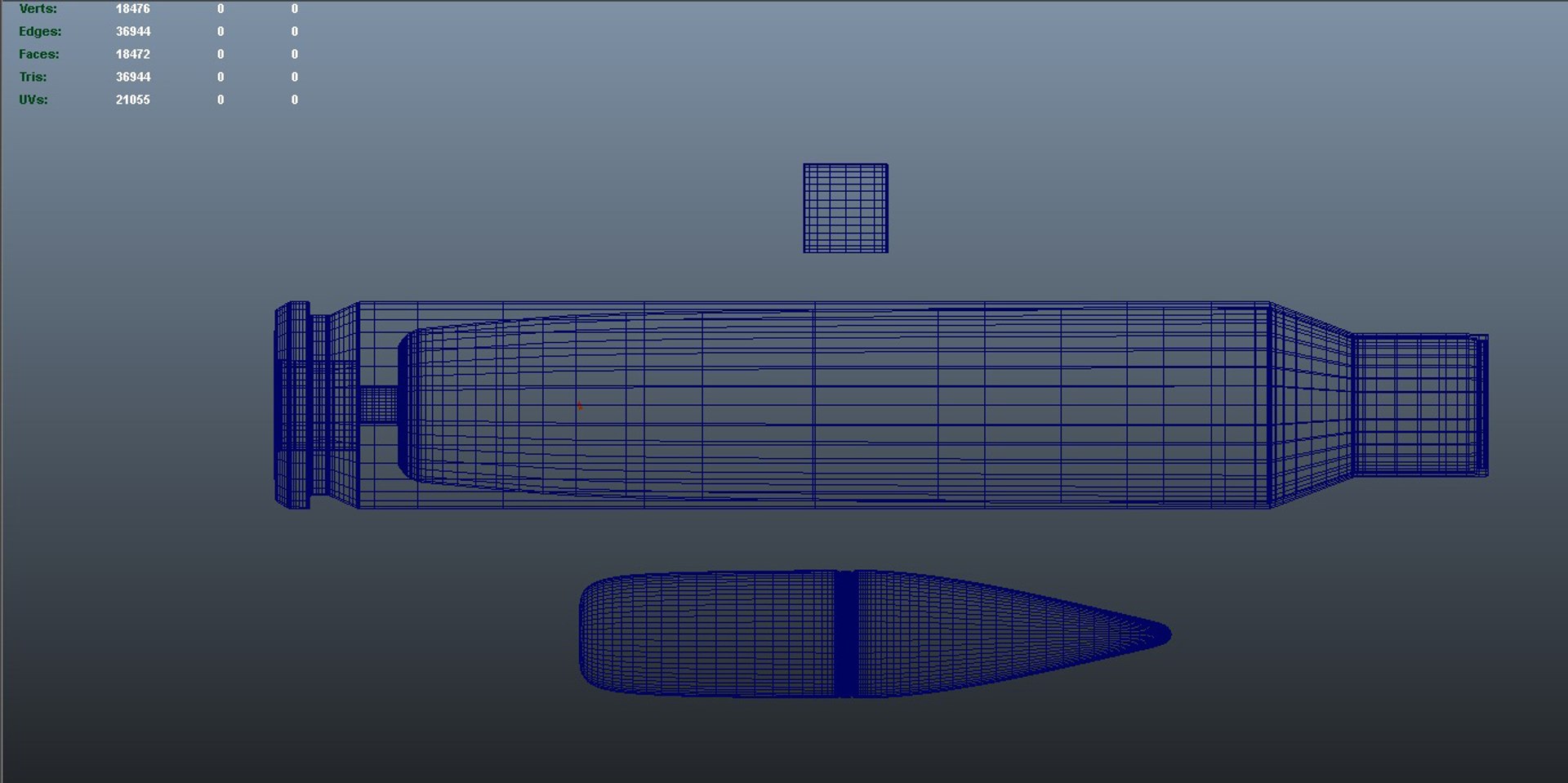 3d Cartridge 5 56mm Rusty Model