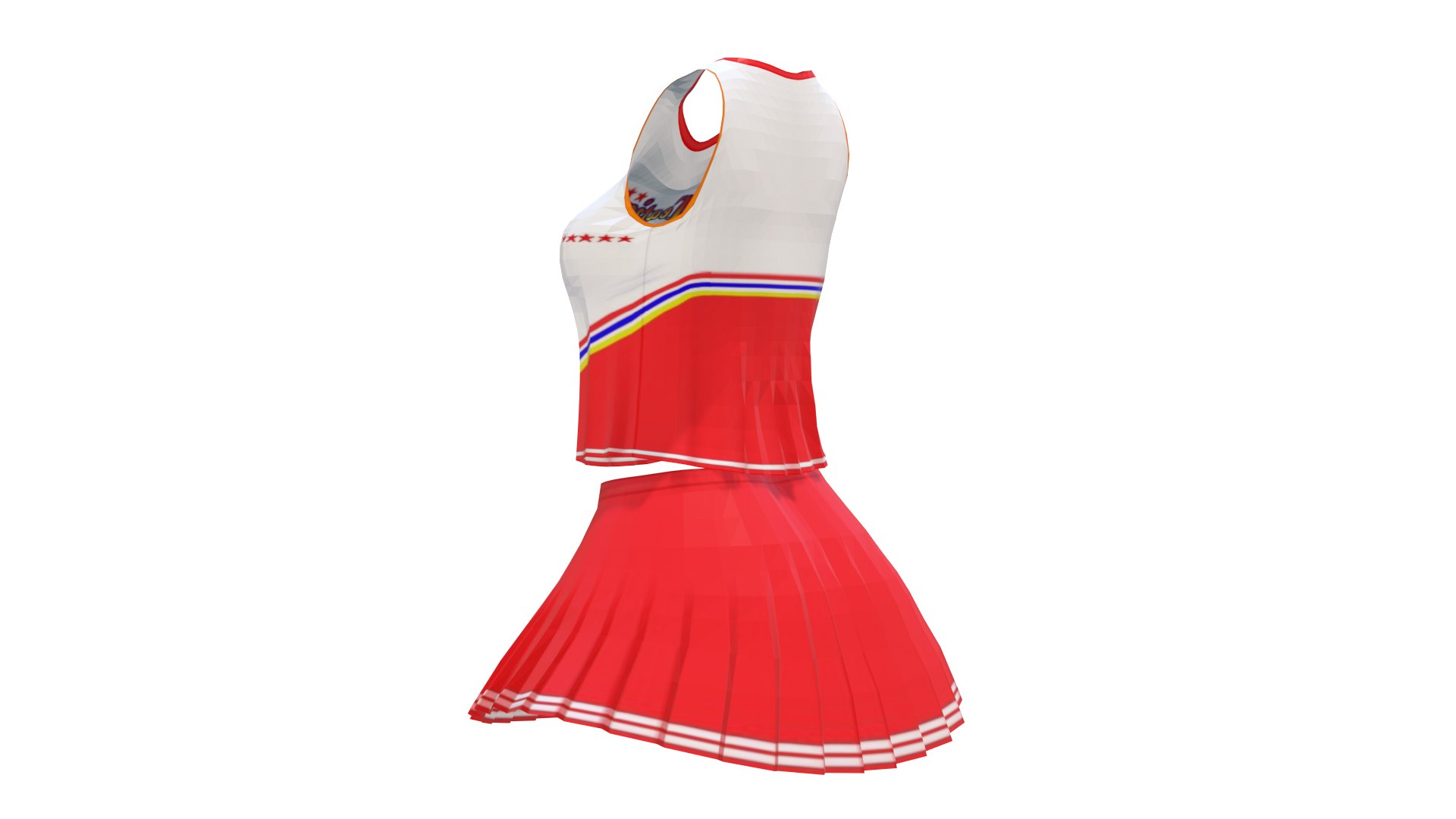 Cheerleading Uniform 3D Model 3D Model - TurboSquid 2302499