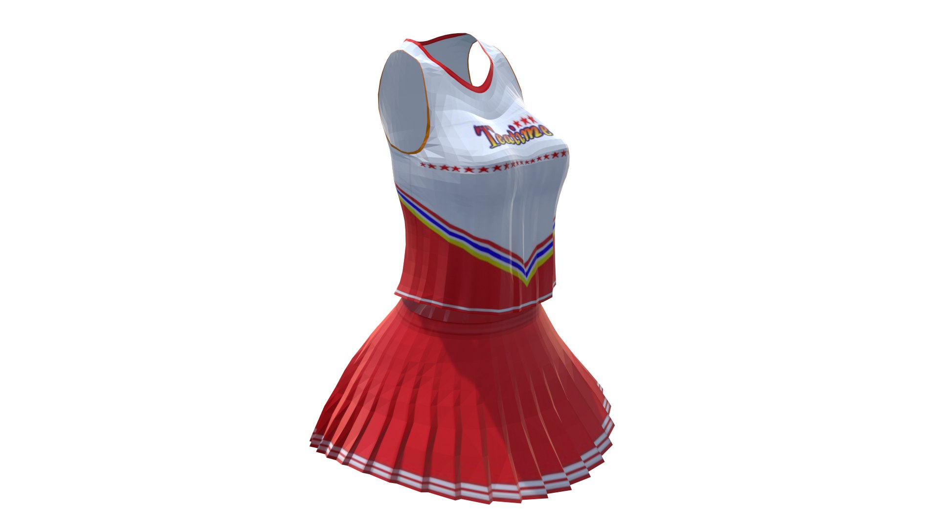 Cheerleading Uniform 3D Model 3D Model - TurboSquid 2302499