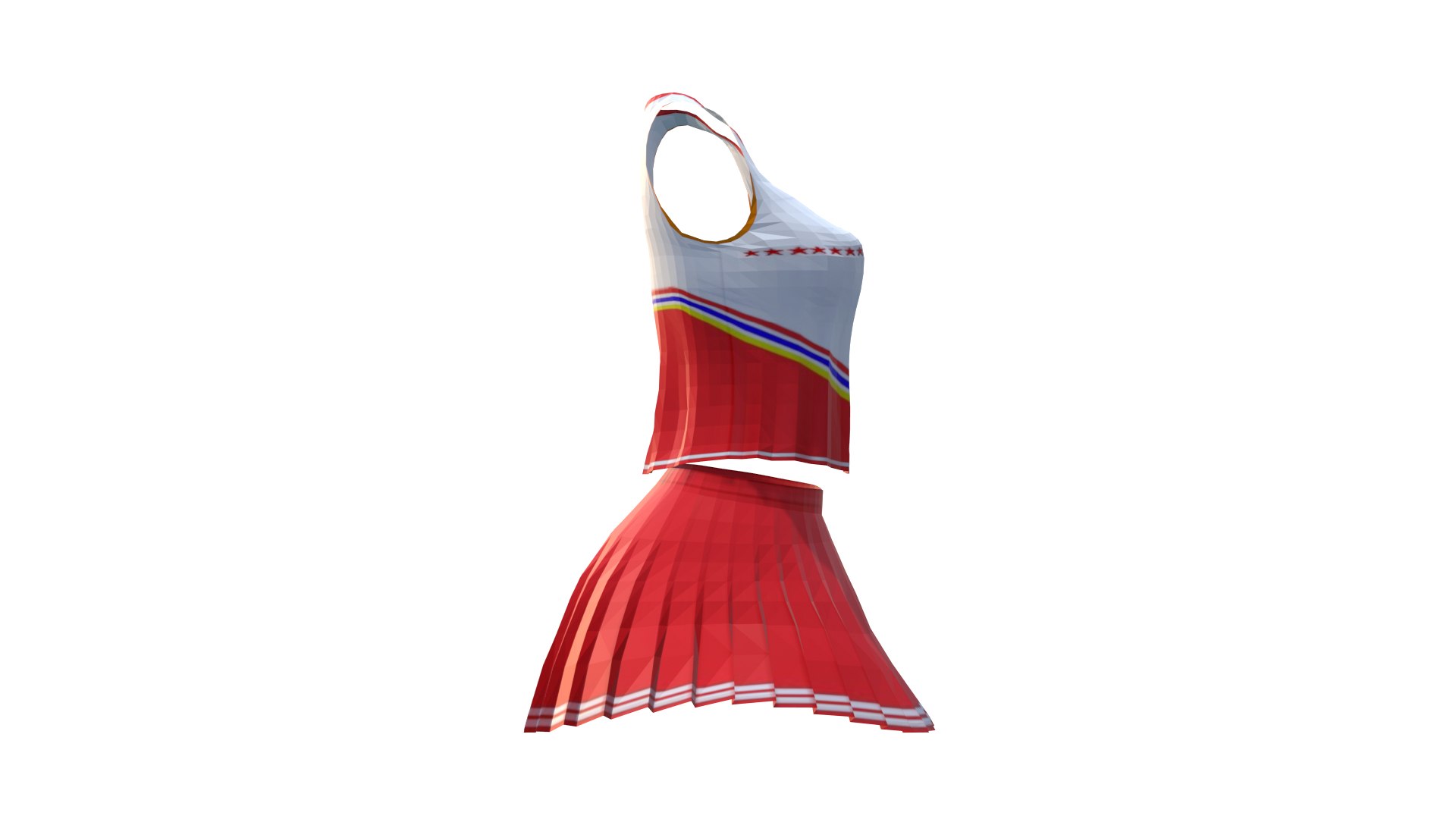 Cheerleading Uniform 3D Model 3D Model - TurboSquid 2302499