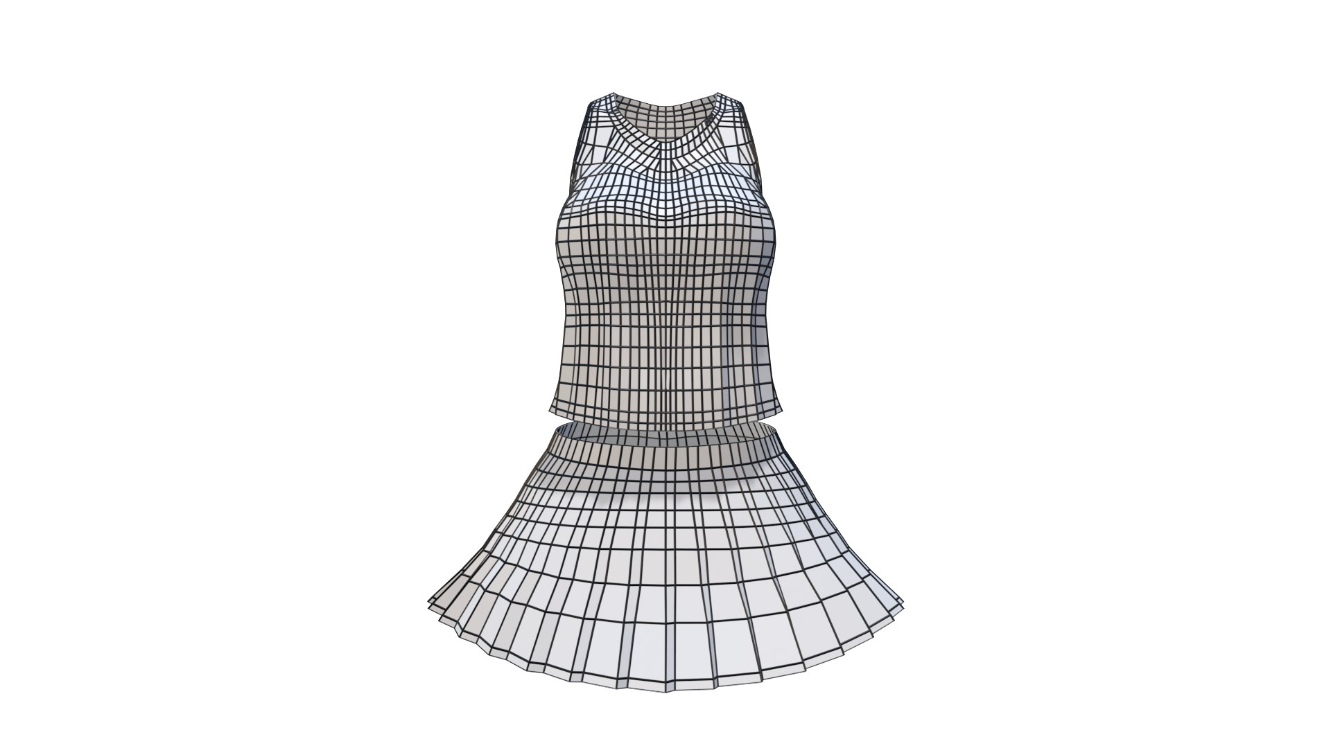 Cheerleading Uniform 3D Model 3D Model - TurboSquid 2302499