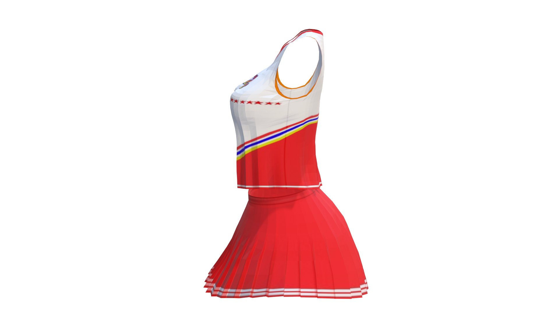 Cheerleading Uniform 3D Model 3D Model - TurboSquid 2302499