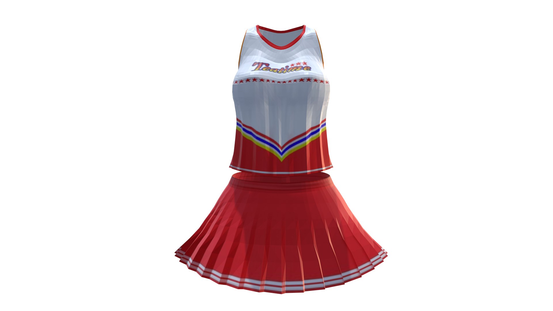 Cheerleading Uniform 3D Model 3D Model - TurboSquid 2302499