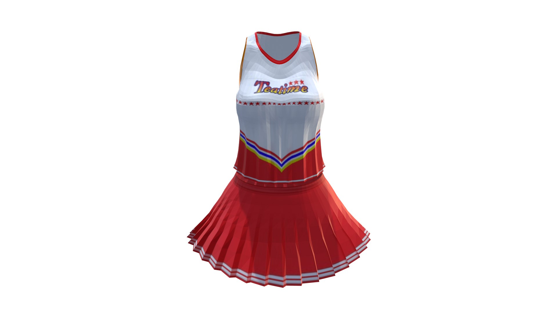 Cheerleading Uniform 3D Model 3D Model - TurboSquid 2302499