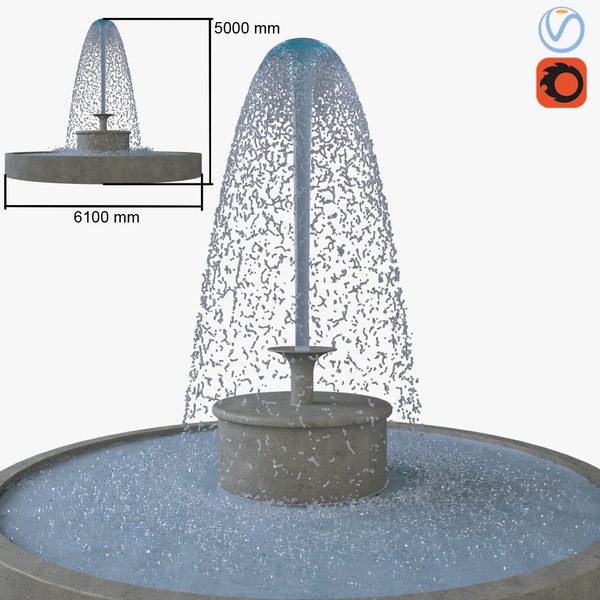 Fountain model - TurboSquid 1269694