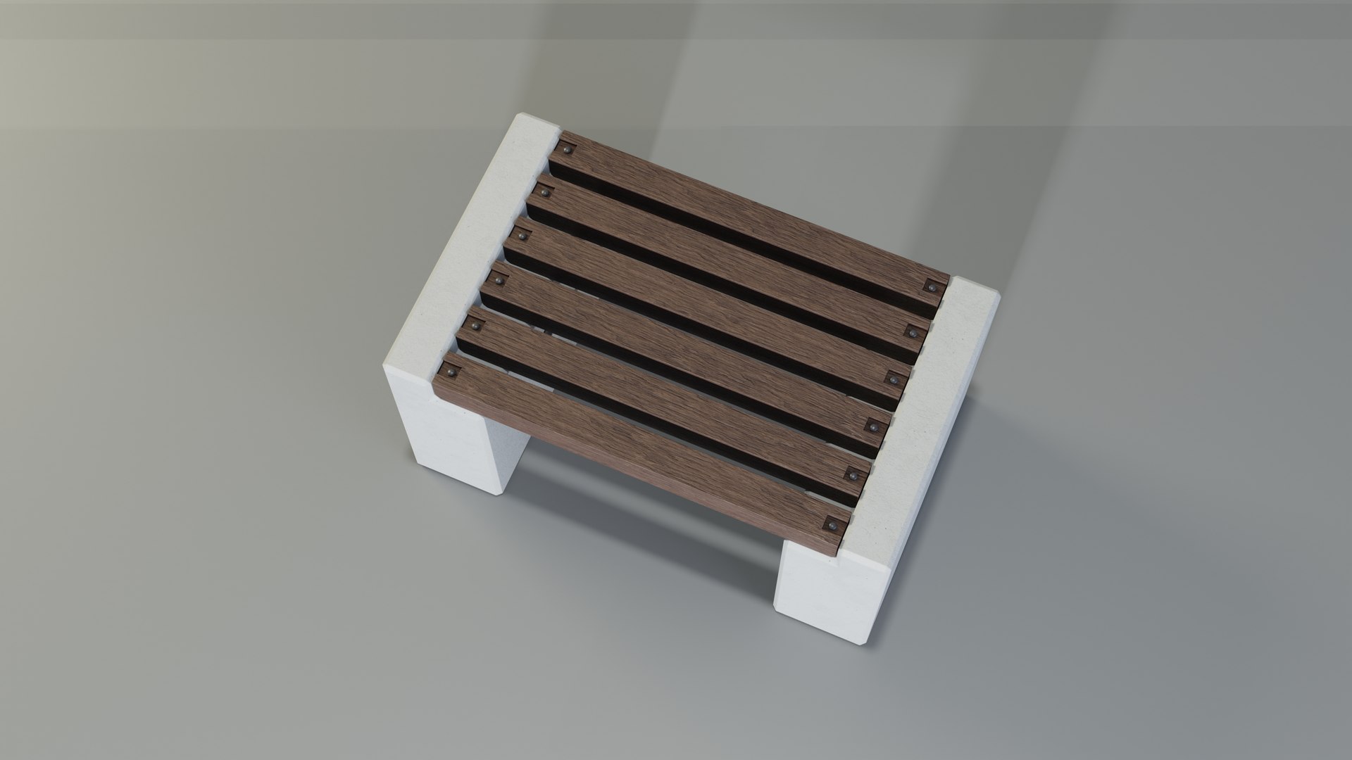 Concrete Bench - Type 3A Mid 3D Model - TurboSquid 1839323