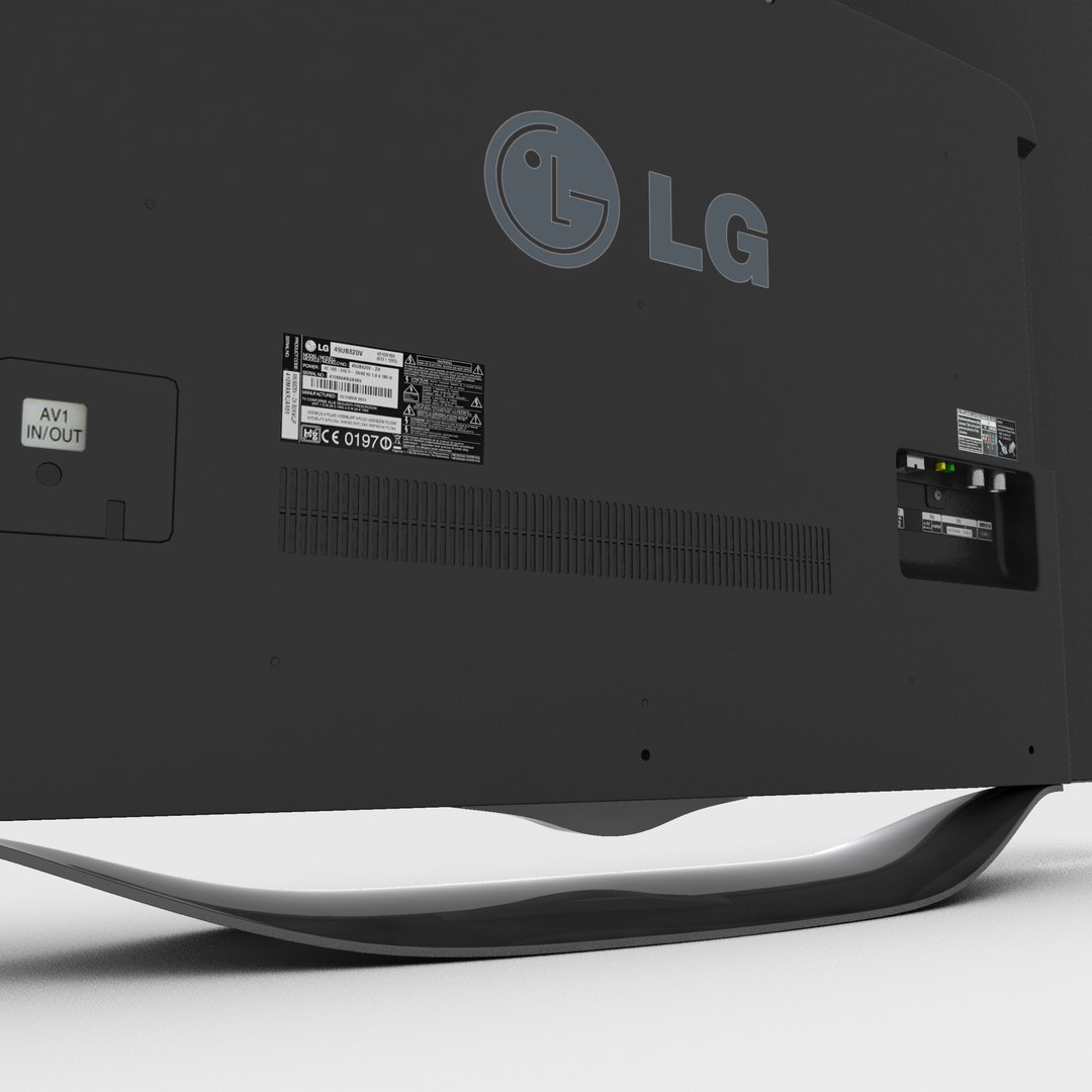 Lg Oled Smart Tv 3d Model