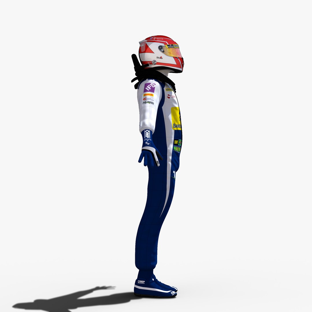 Felipe Nasr 2016 3d Model