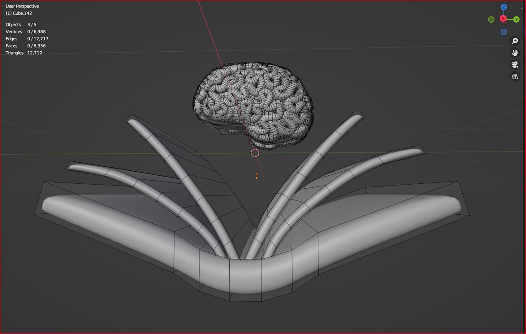 3d Brain Book 3D Model - TurboSquid 2013965