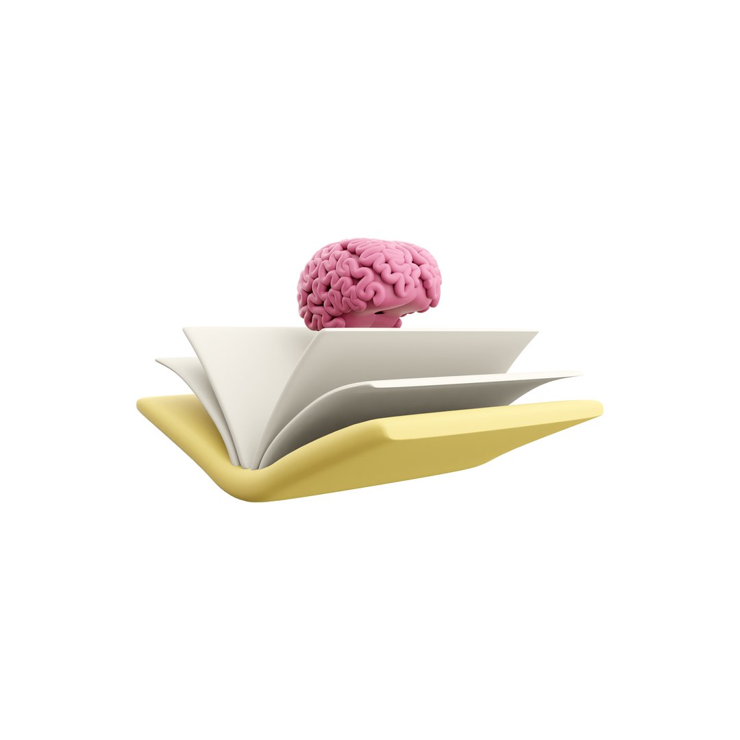3d Brain Book 3D Model - TurboSquid 2013965