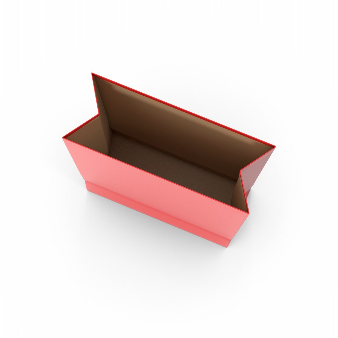 Red Paper Bag 3D model - TurboSquid 2044428