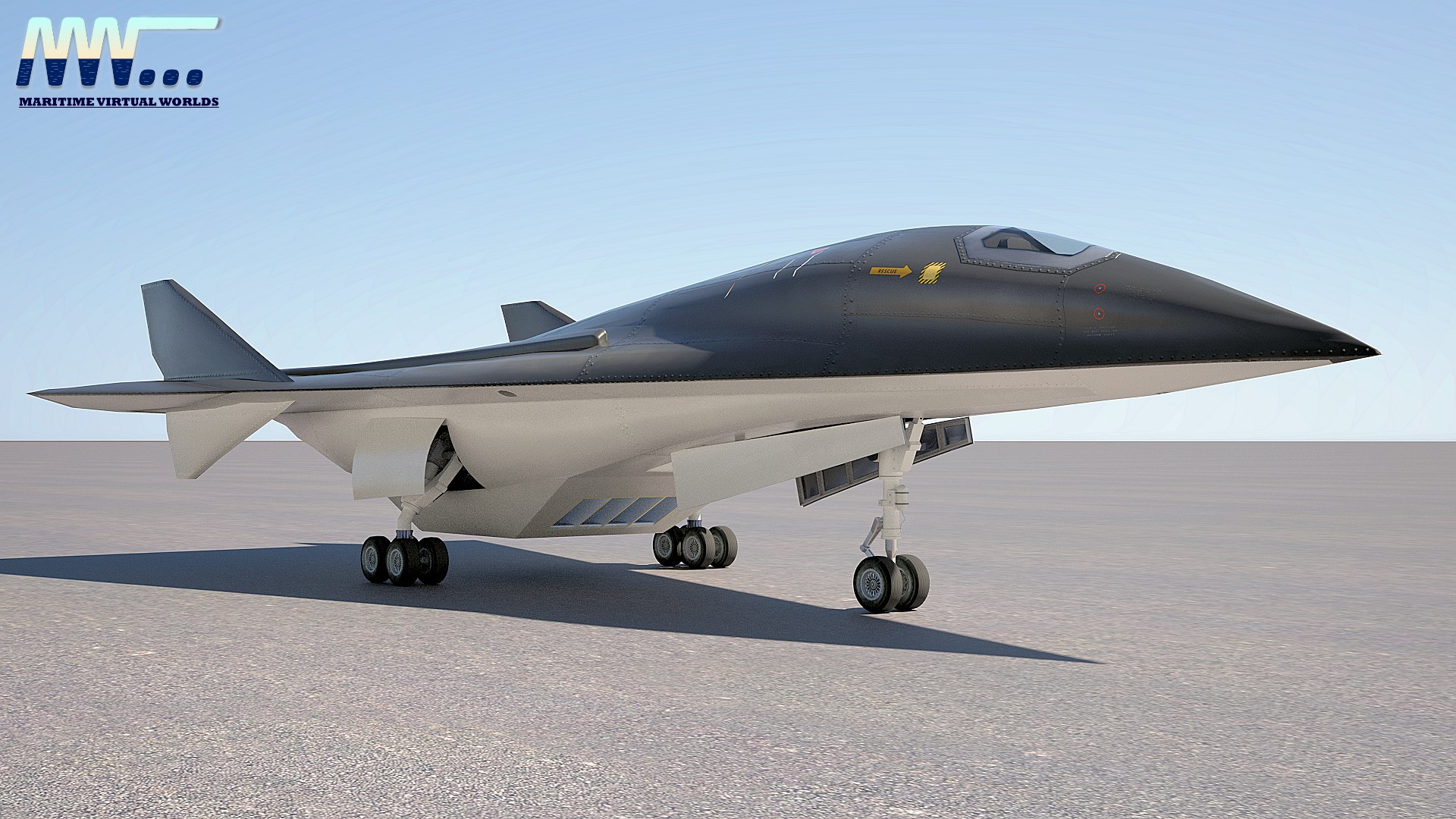 3D Hypersonic Aircraft Model - TurboSquid 1928074