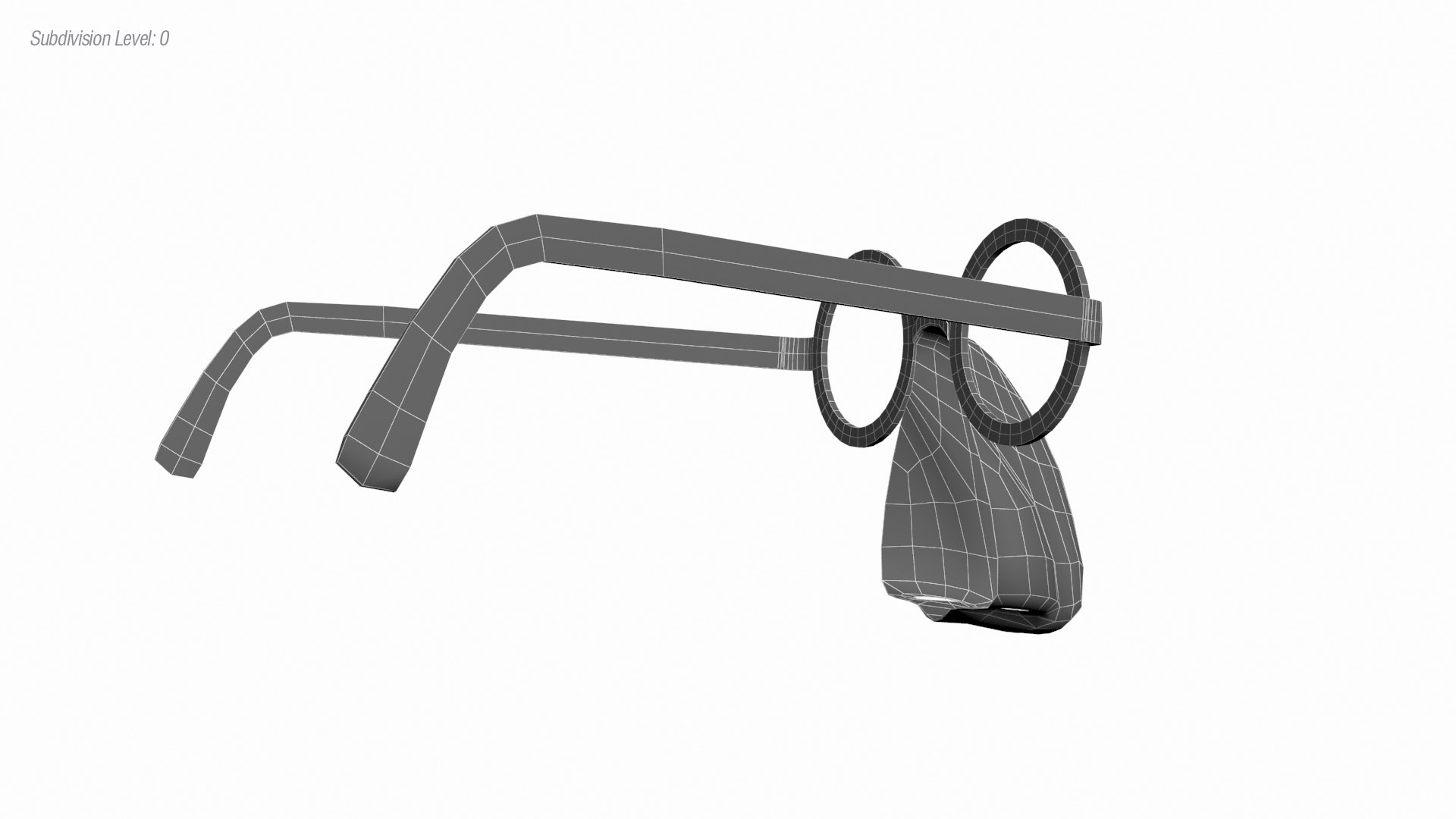 3D Groucho Marx Glasses - TurboSquid 1585942