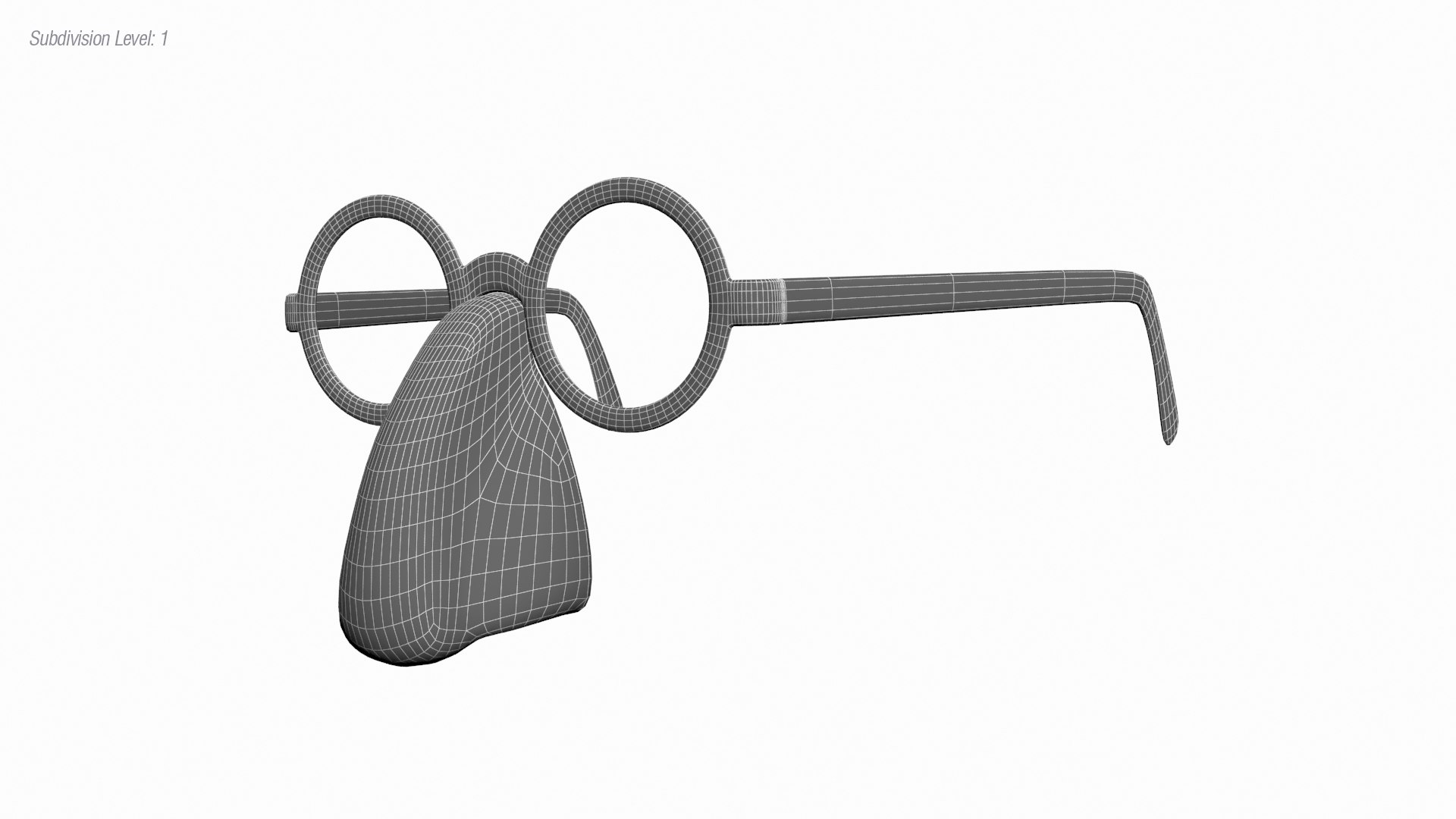 3D Groucho Marx Glasses - TurboSquid 1585942