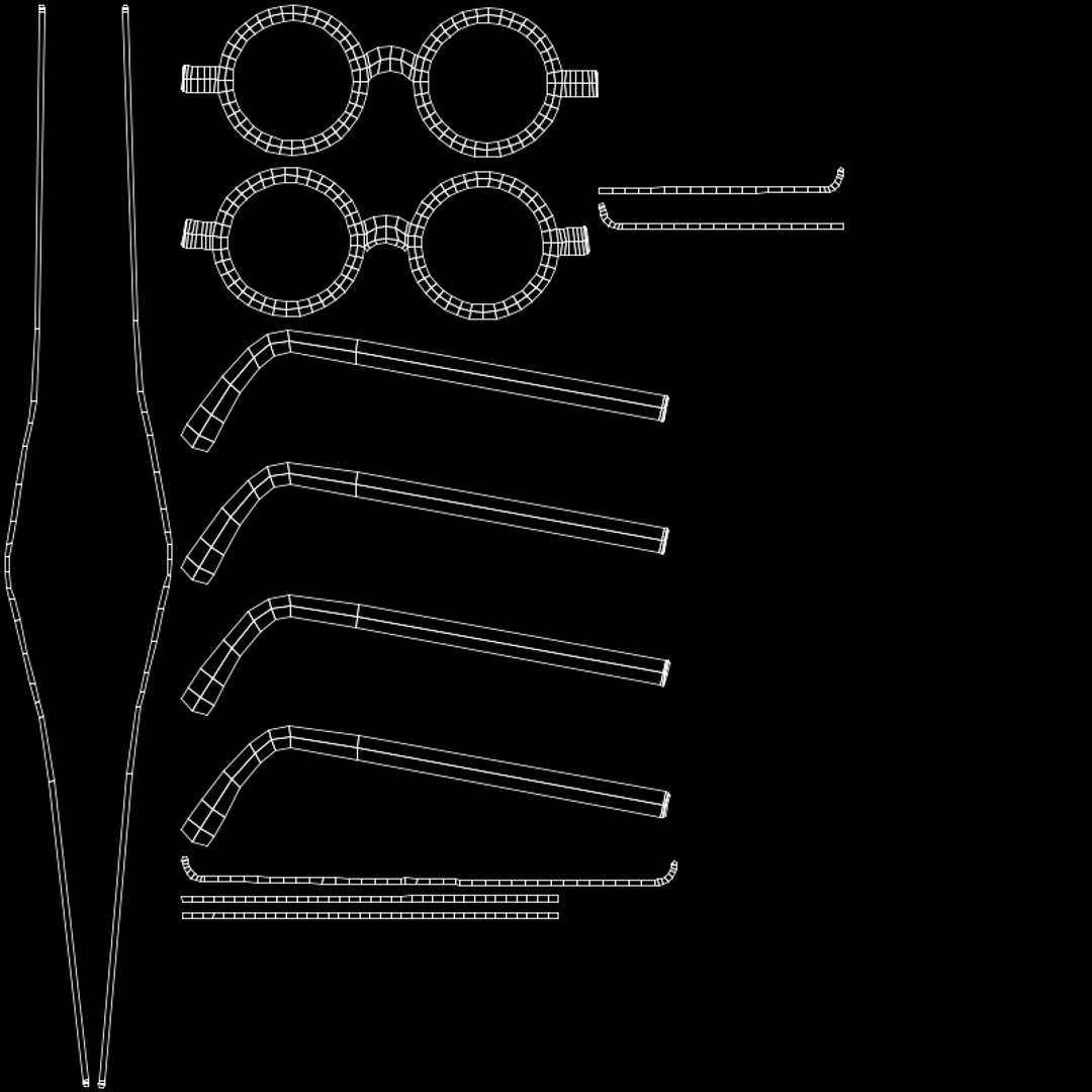 3D Groucho Marx Glasses - TurboSquid 1585942