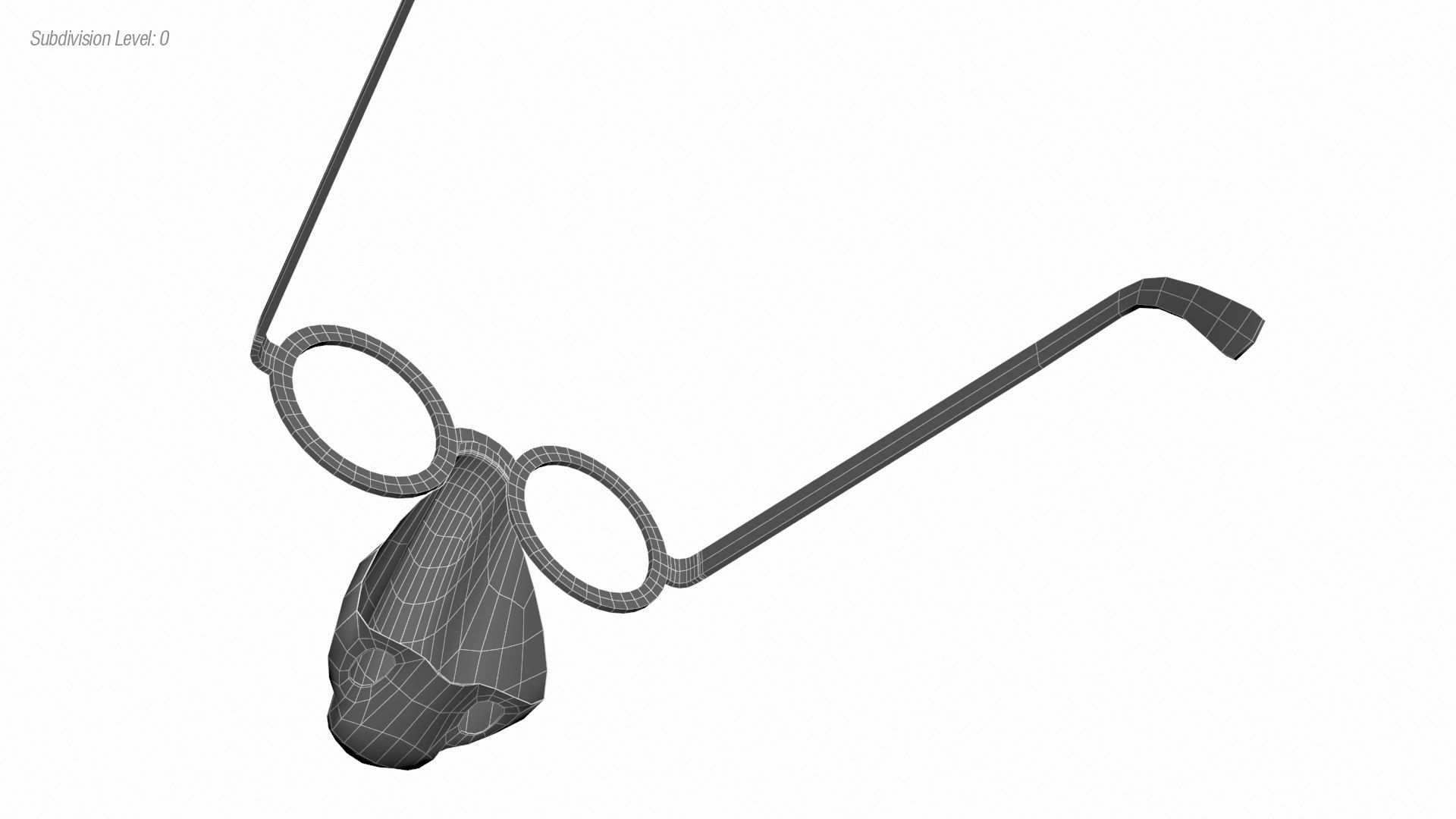 3D Groucho Marx Glasses - TurboSquid 1585942