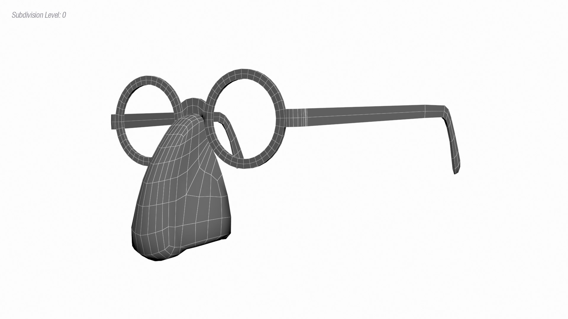 3D Groucho Marx Glasses - TurboSquid 1585942