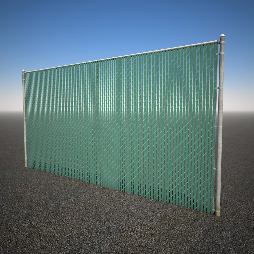 Pack Chainlink Fence 3d Model