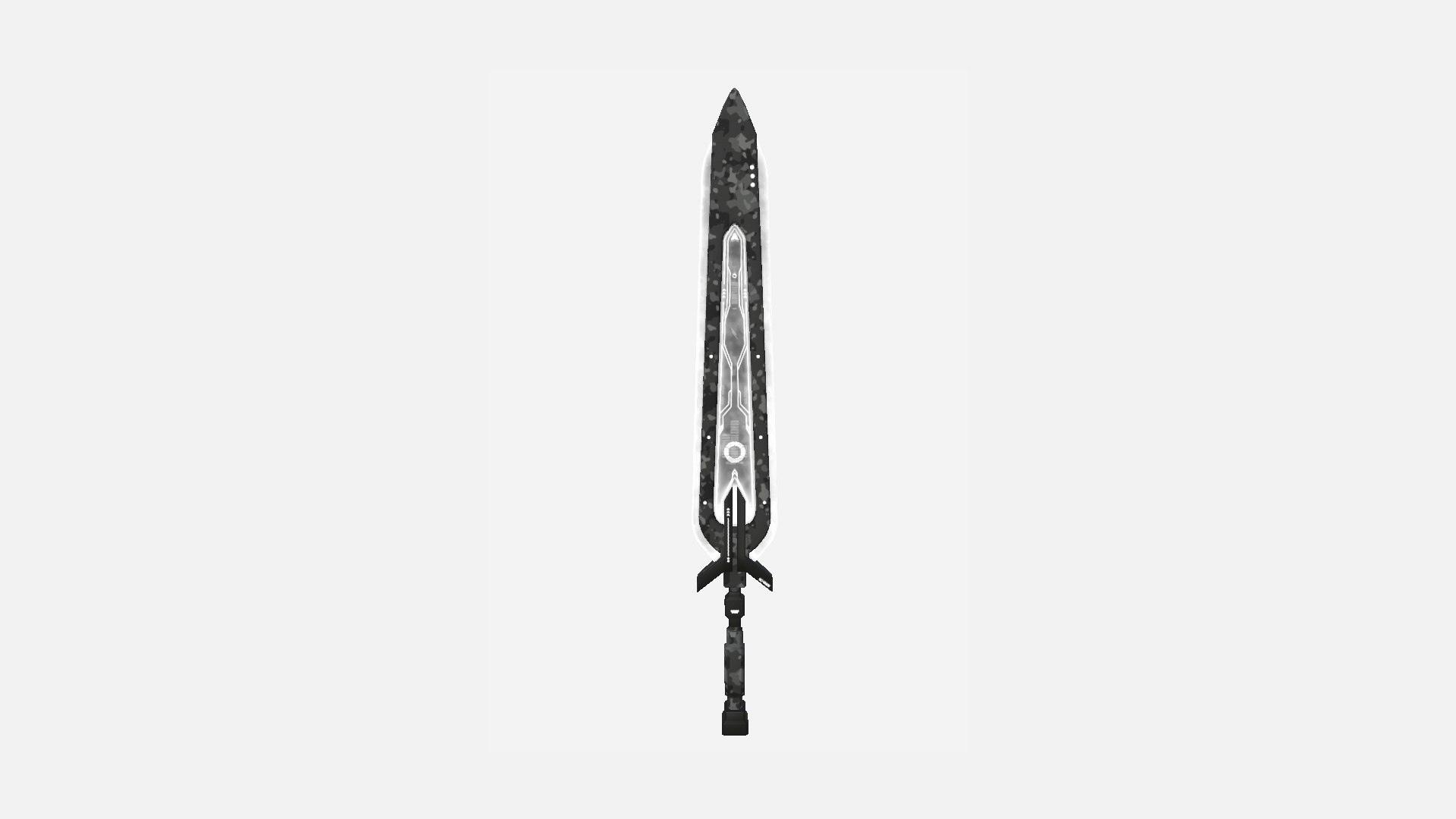 3D SciFi Sword B09 Black Camo - Sci Fi Weapon Design Model - TurboSquid ...
