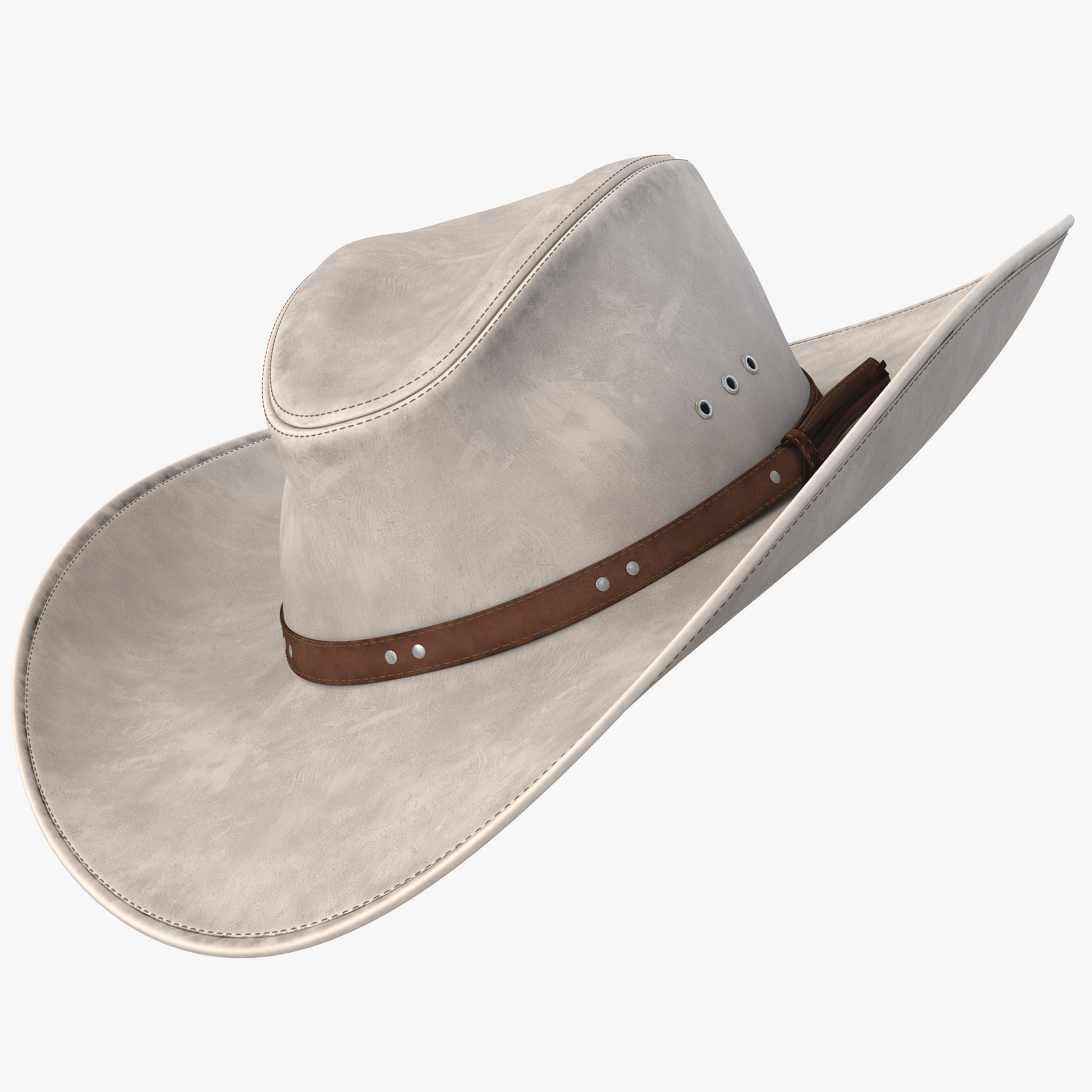 modelo 3d Colección de sombrero de vaquero, texturas PBR - TurboSquid ...
