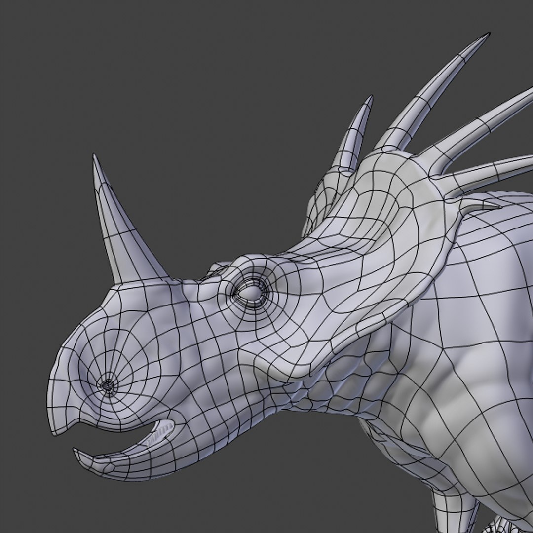 3d Model Styracosaurus