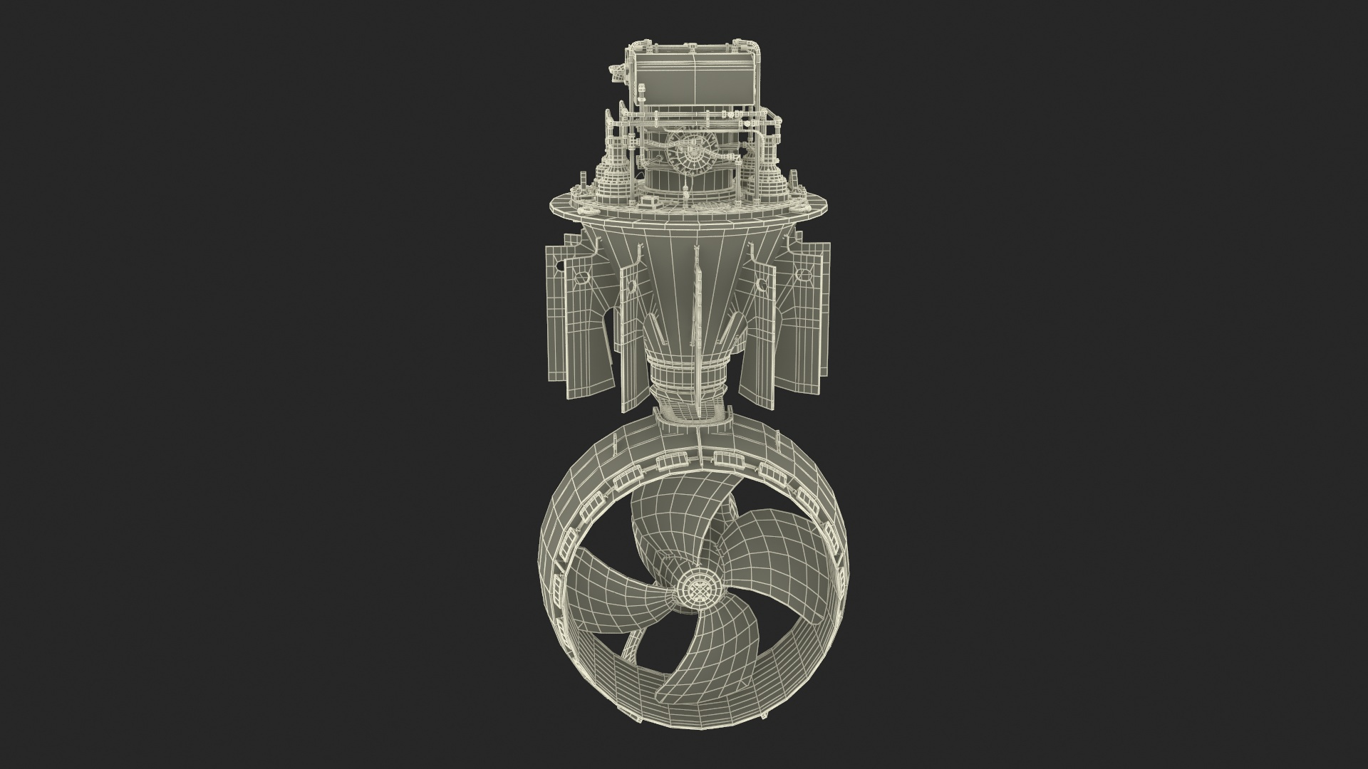 3D Ship Rudder Propeller - TurboSquid 2218479