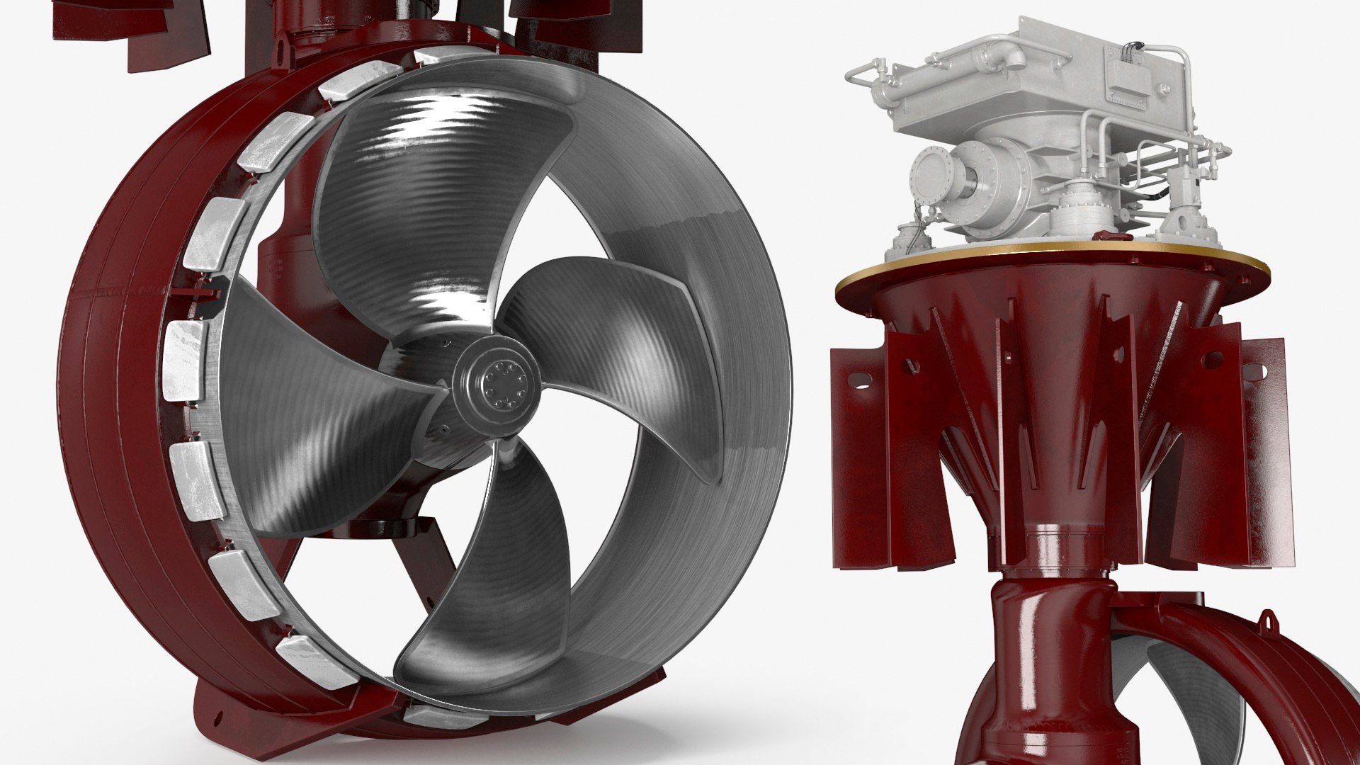 3D Ship Rudder Propeller - TurboSquid 2218479