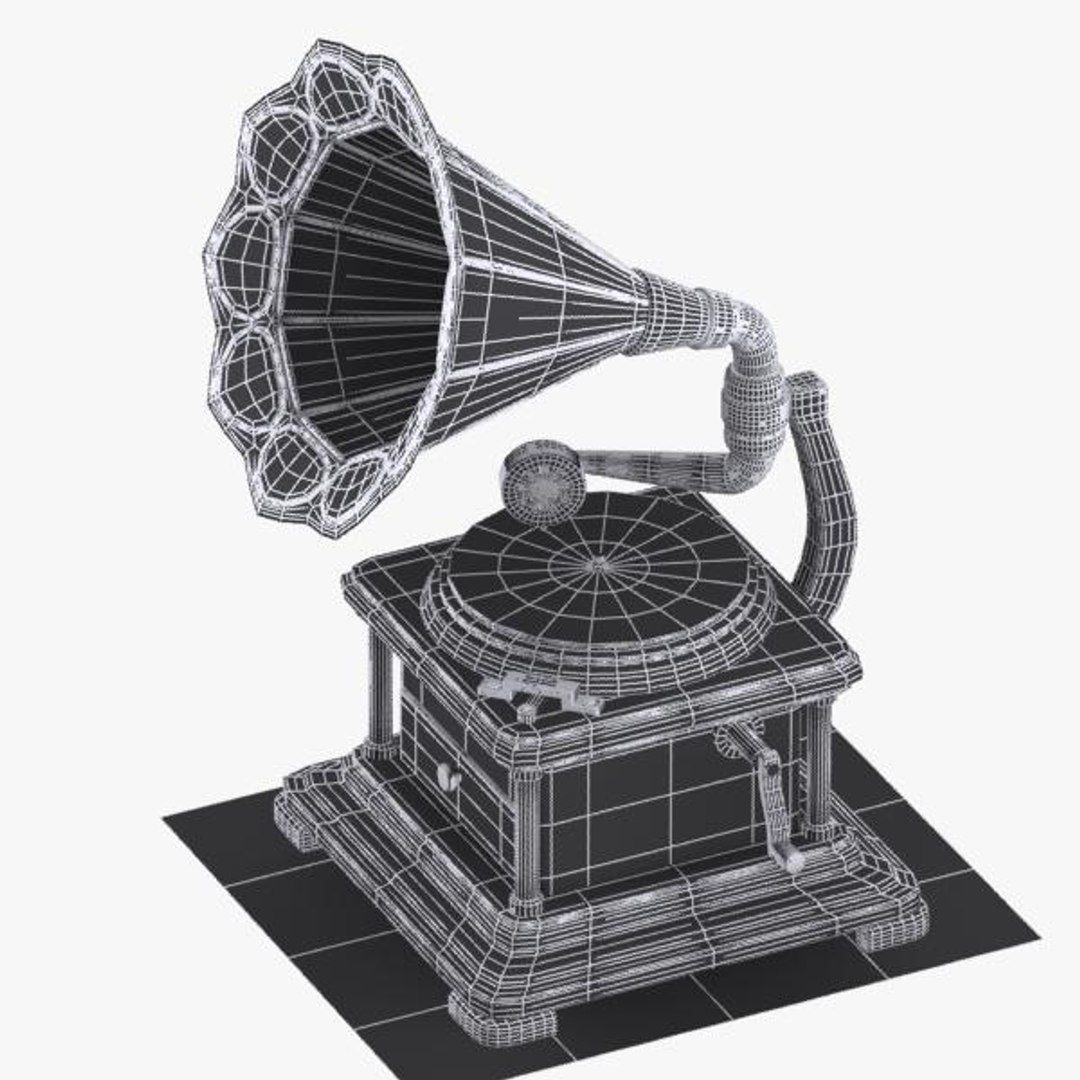 3ds Max Gramophone