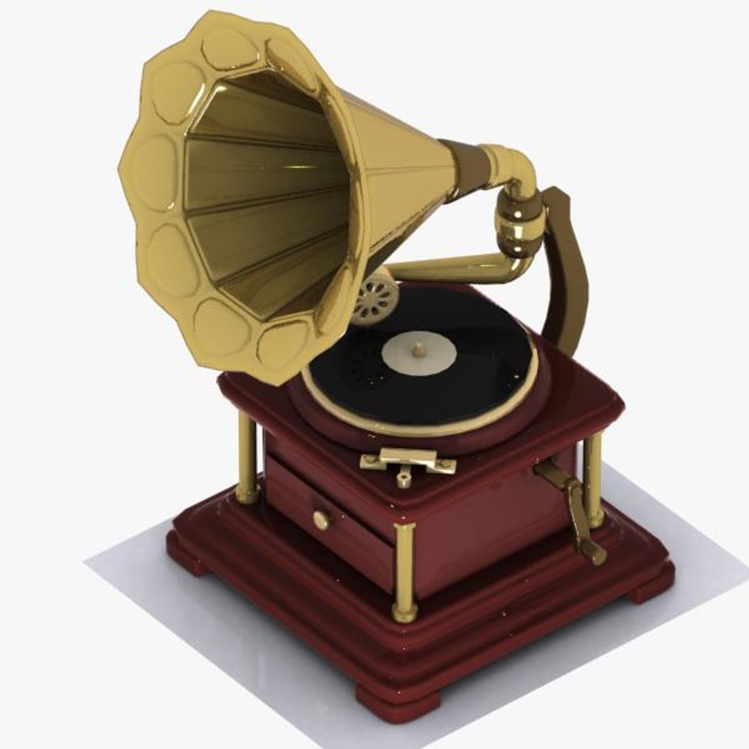 3ds Max Gramophone