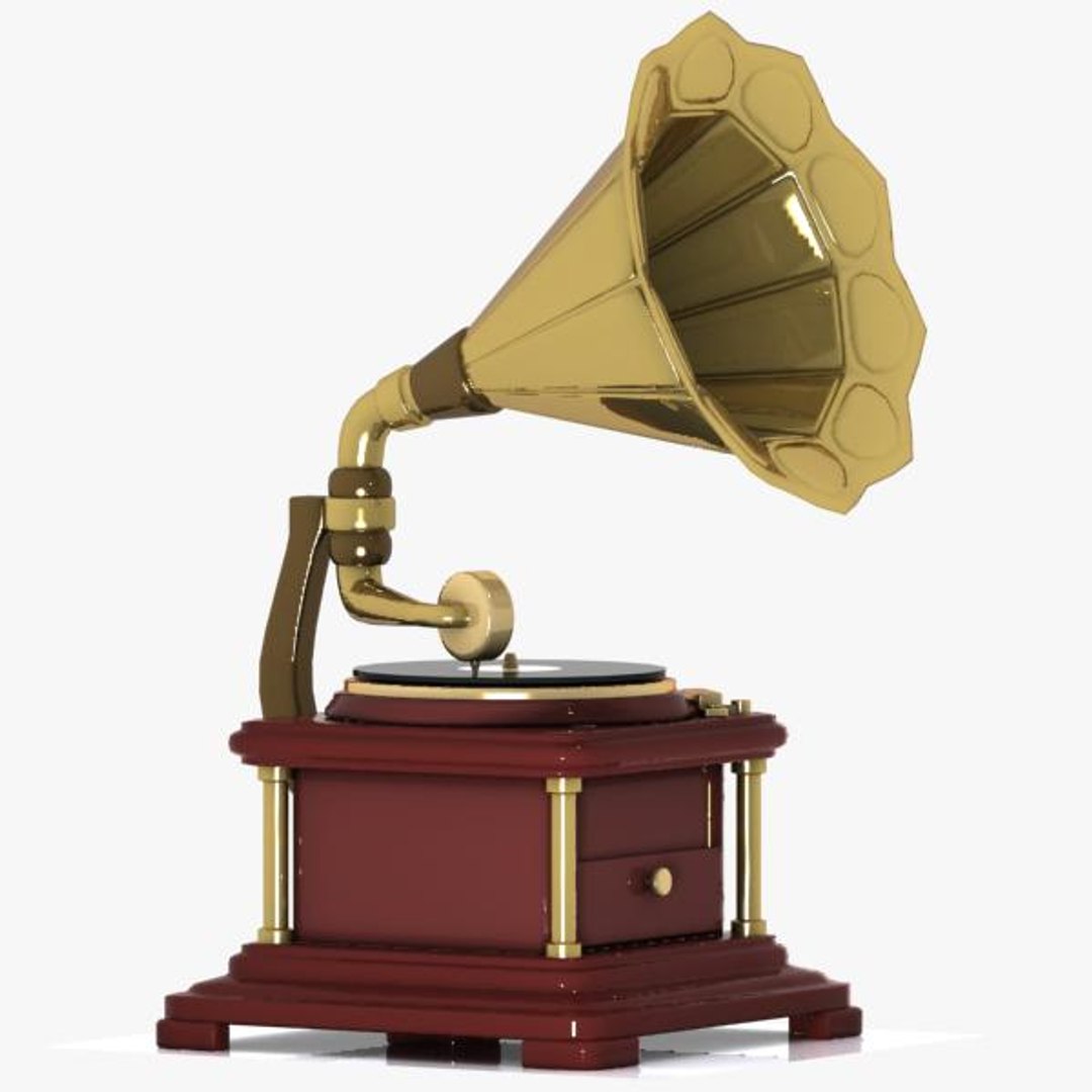3ds Max Gramophone