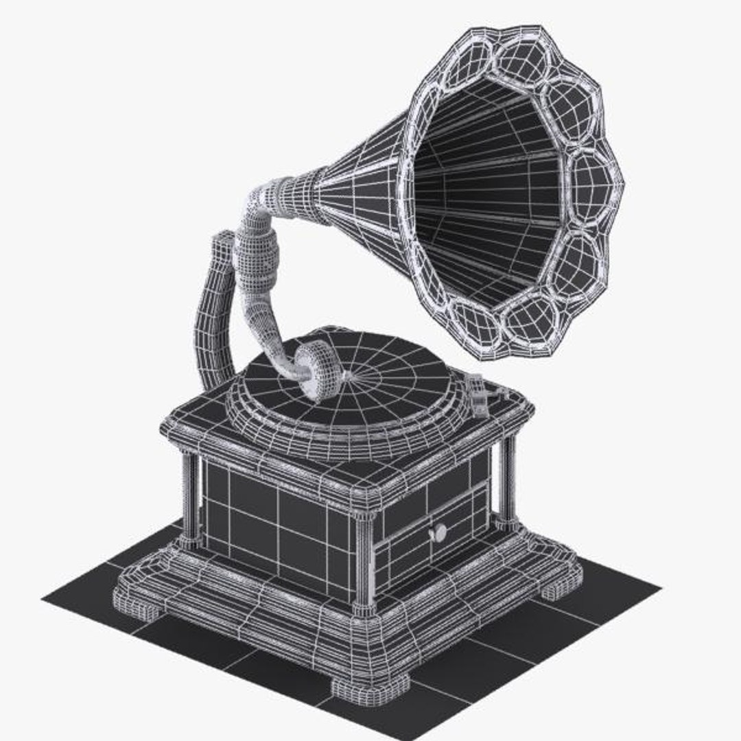 3ds Max Gramophone