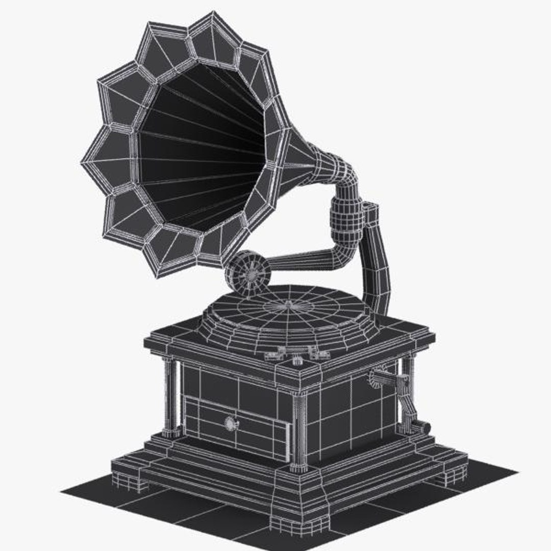 3ds Max Gramophone