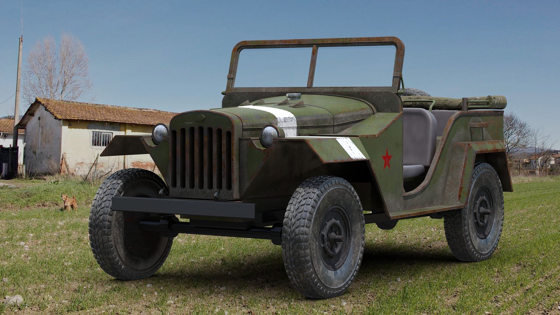 Gaz 67 3D-Modell - TurboSquid 1897619