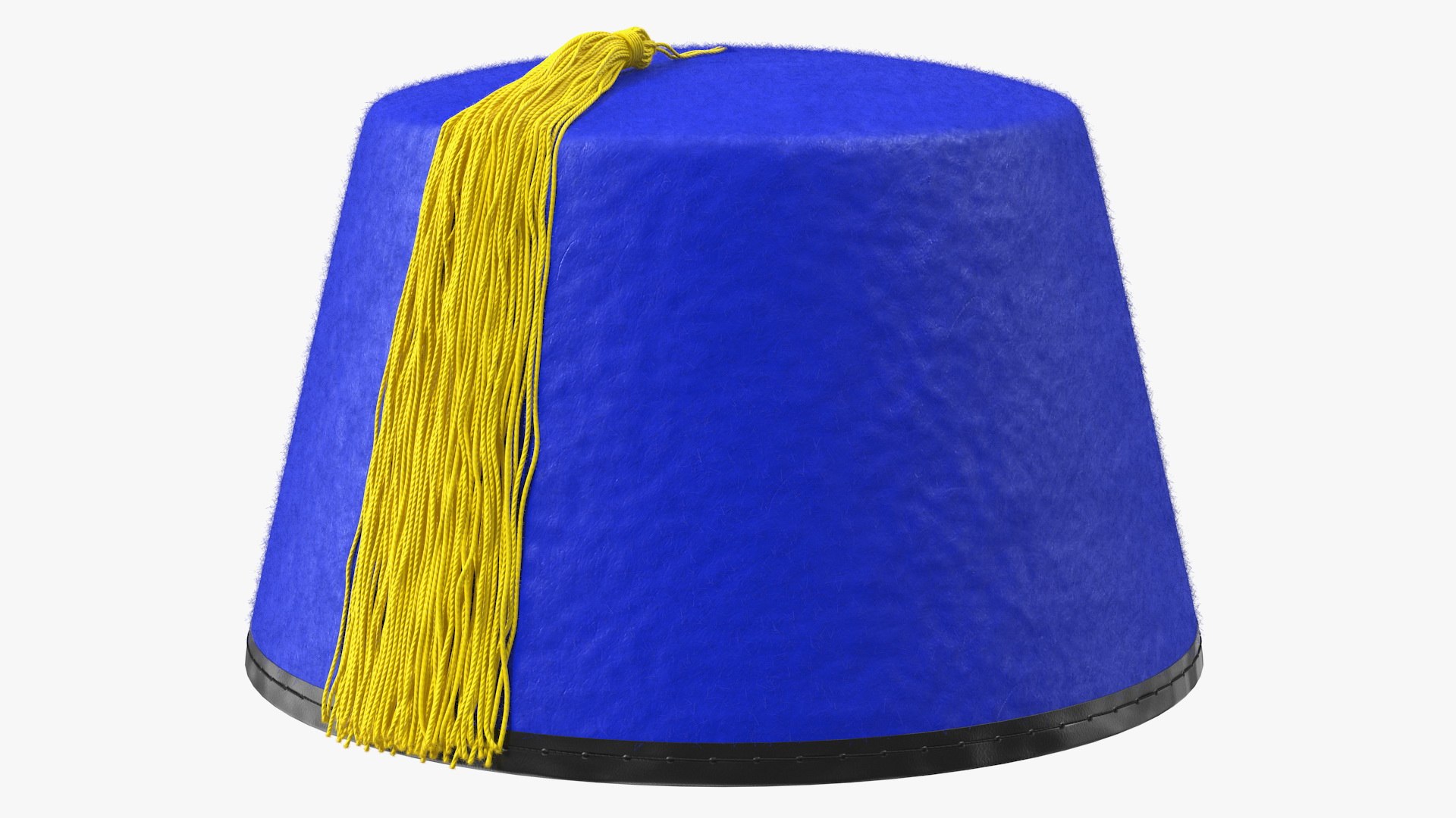 Traditional arabic blue fez model - TurboSquid 1682072