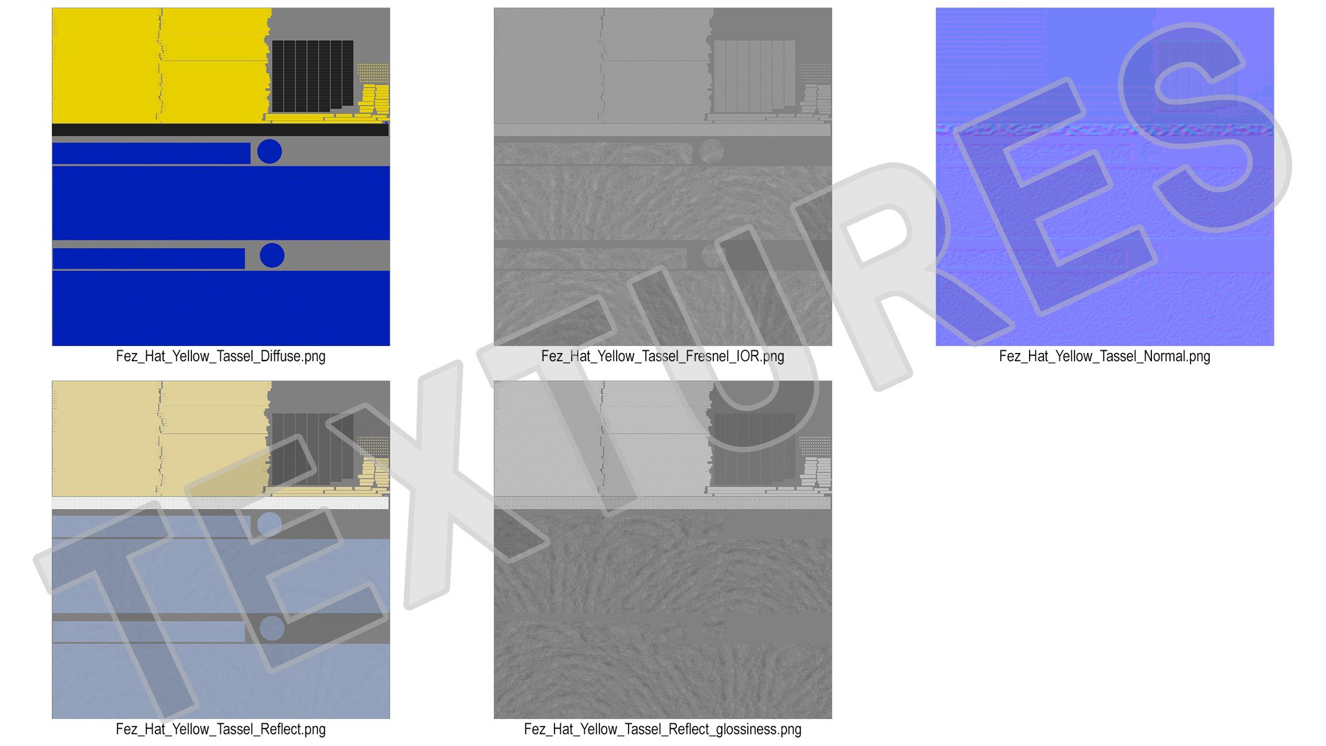 Traditional arabic blue fez model - TurboSquid 1682072