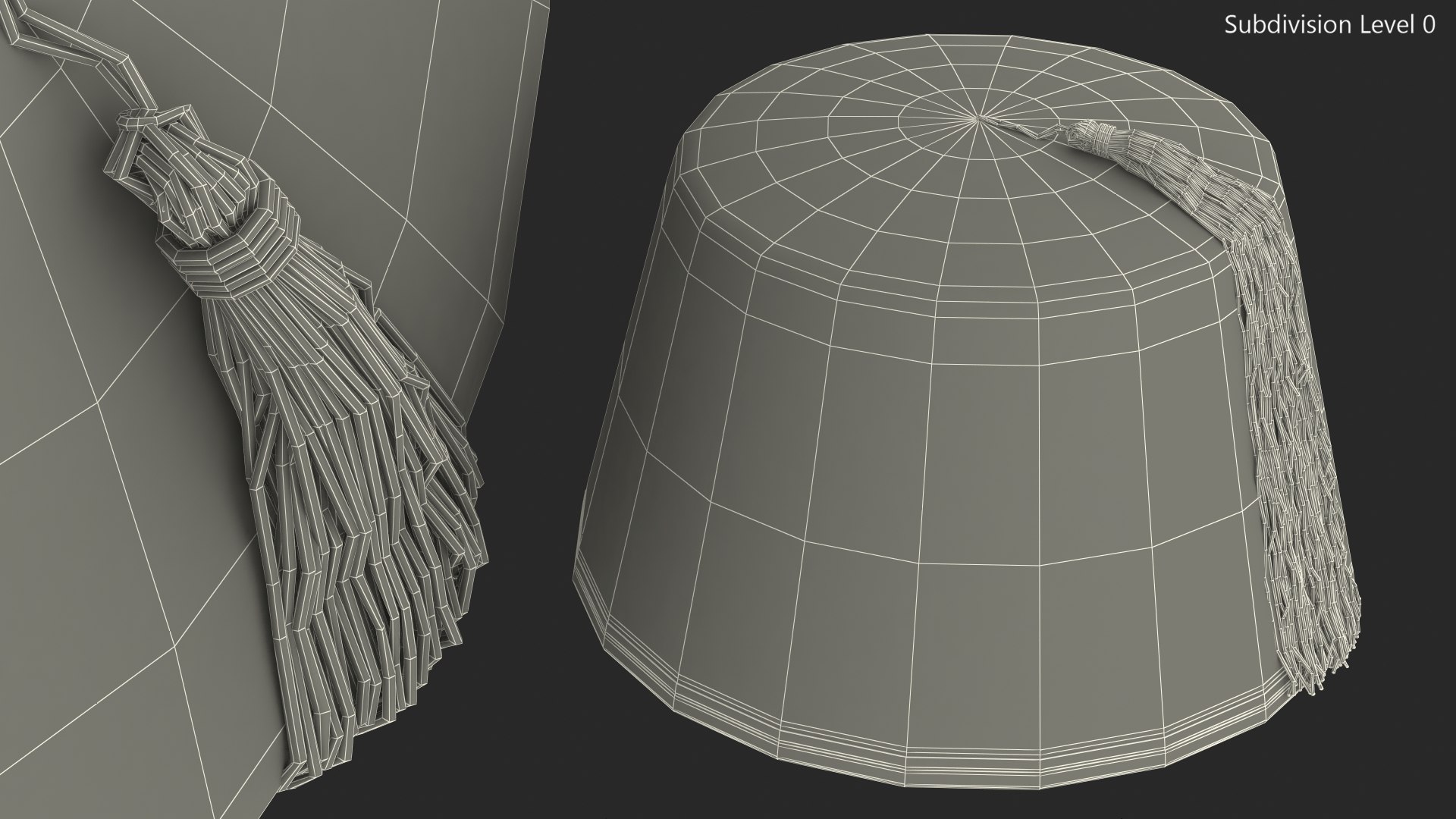 Traditional arabic blue fez model - TurboSquid 1682072