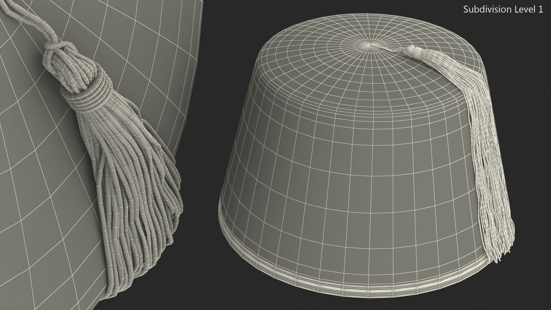 Traditional arabic blue fez model - TurboSquid 1682072