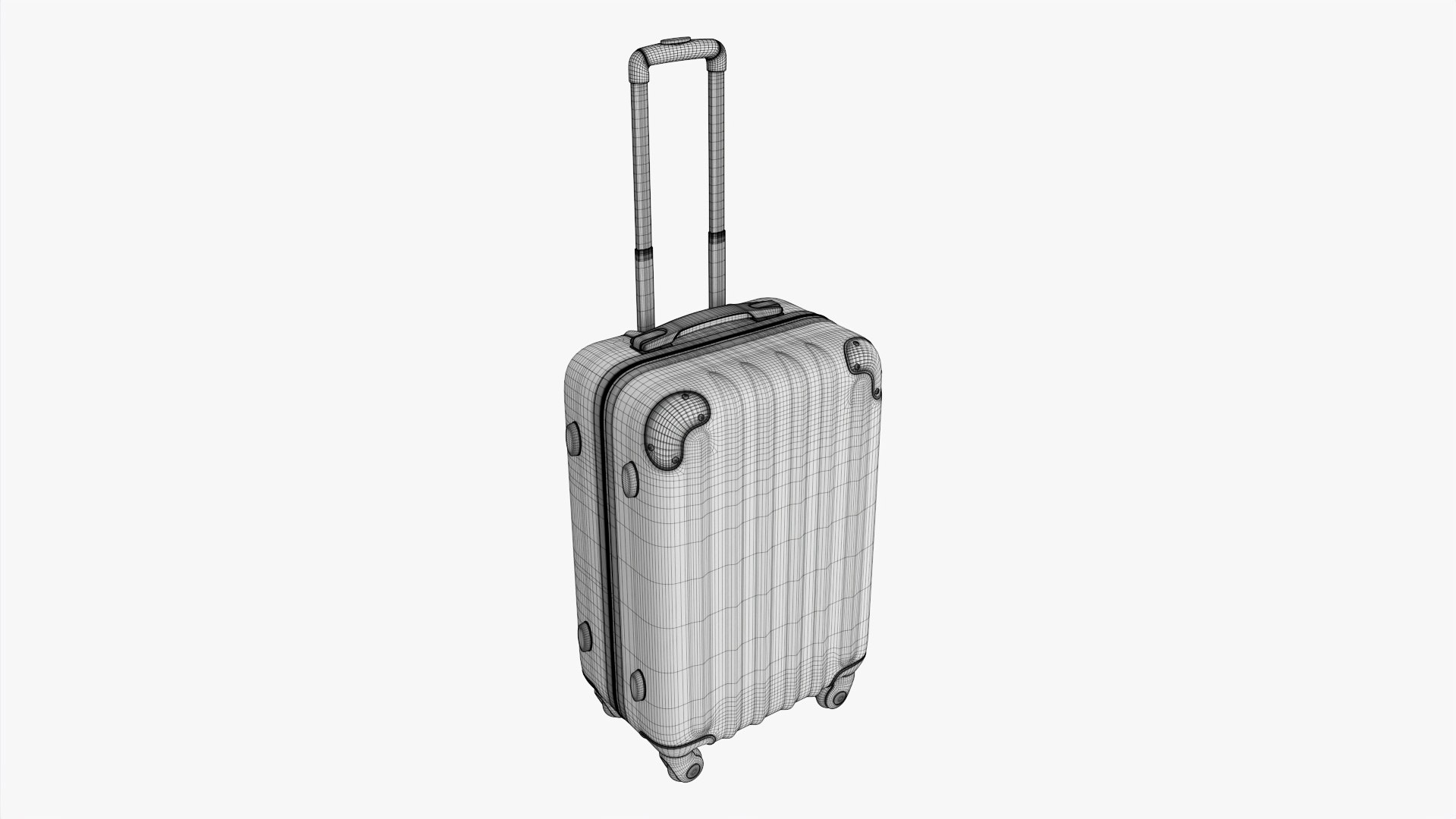 Suitcase Hardshell Medium On Wheels 3D Model - TurboSquid 1861771