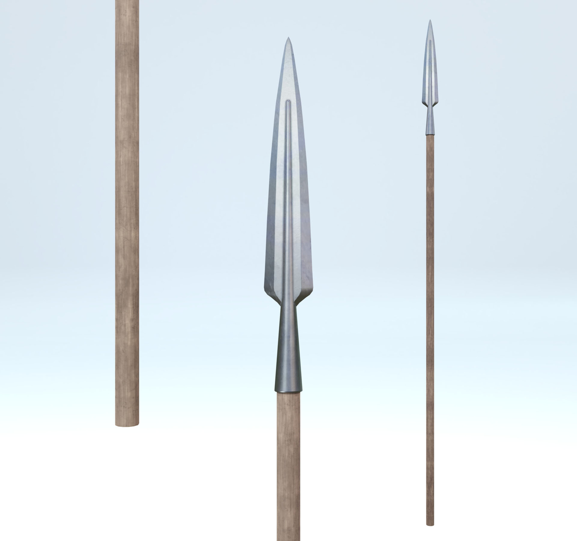 Steel spear model - TurboSquid 1190806