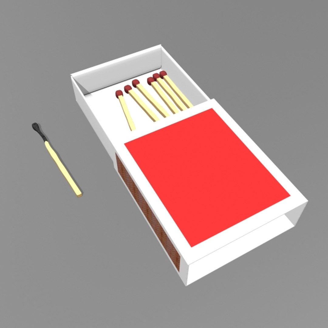 Matchbox Matchstick Model - TurboSquid 1309409