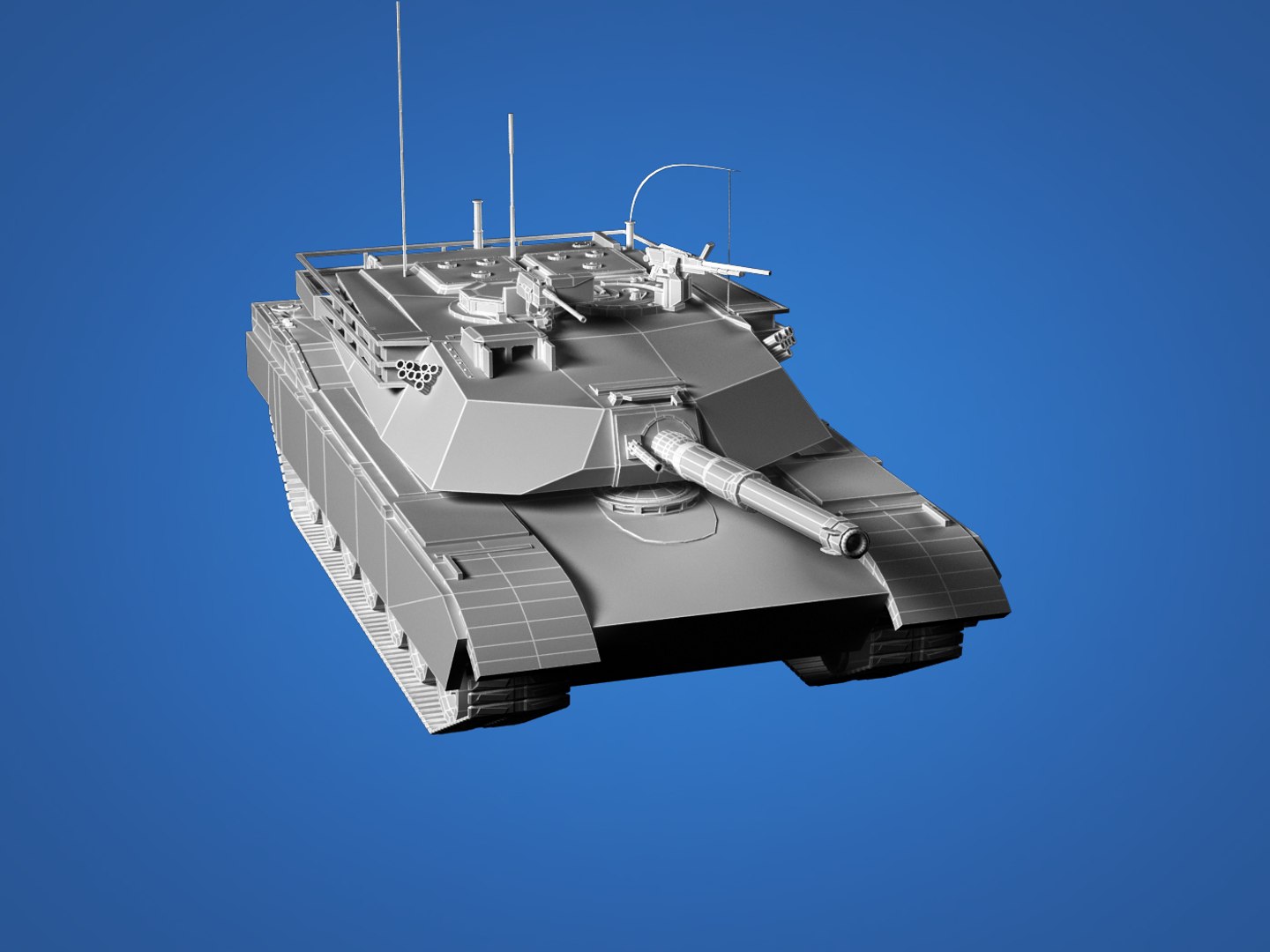 Free Abrams Tank 3d Model