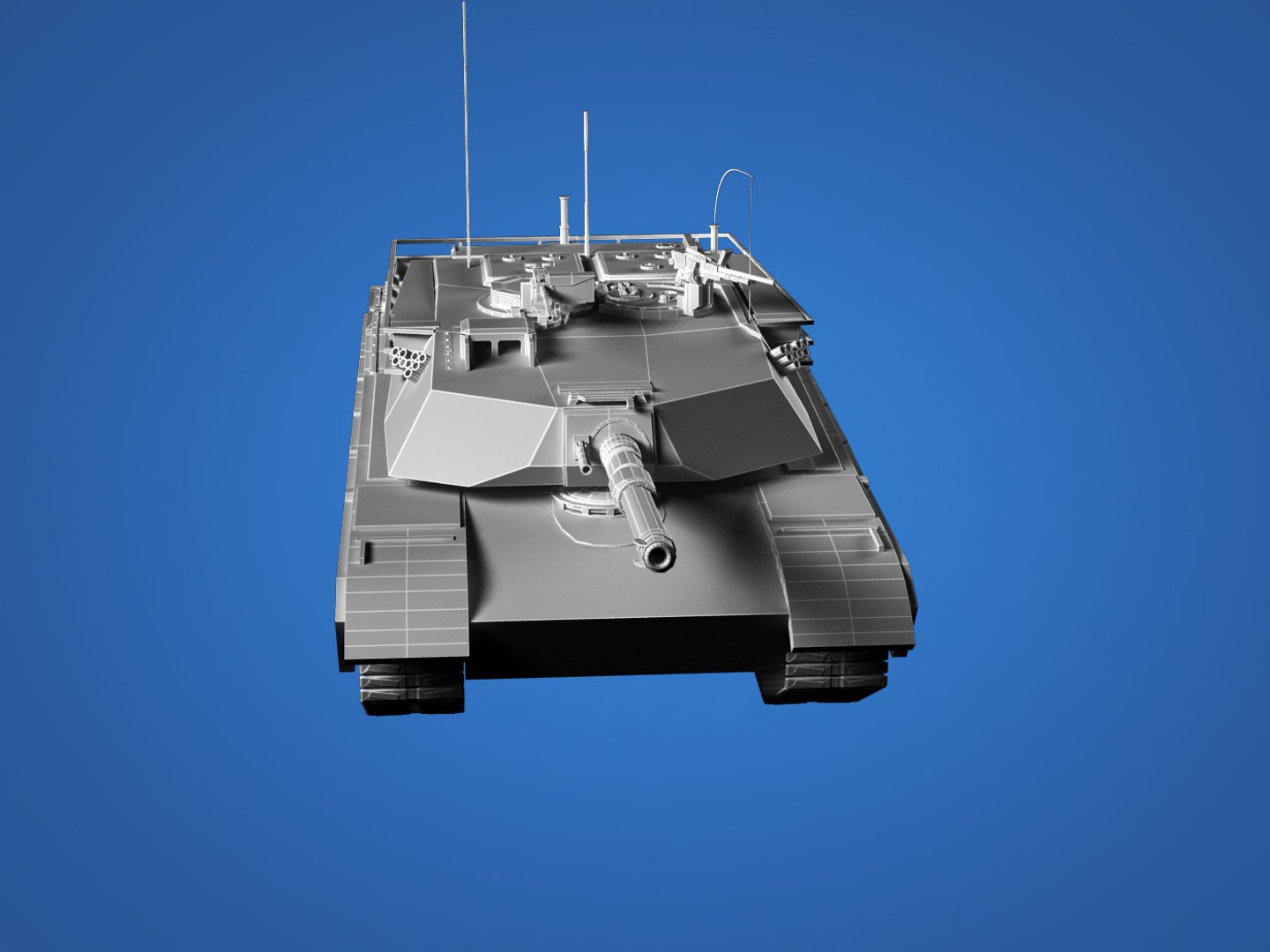 Free Abrams Tank 3d Model