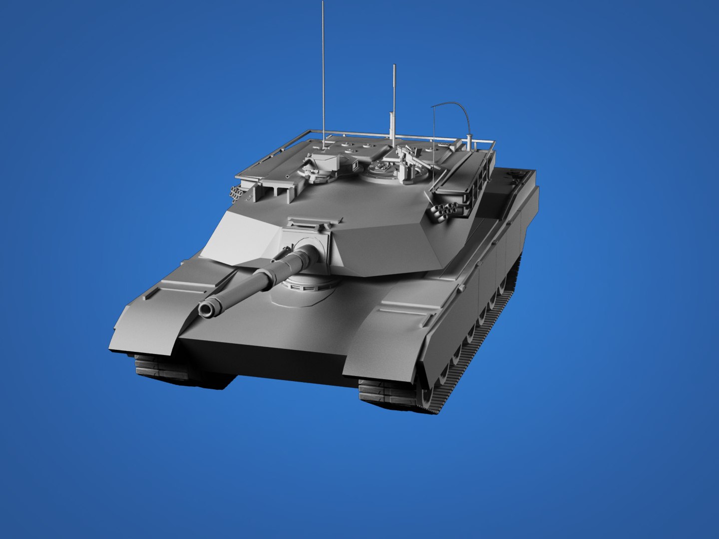 Free Abrams Tank 3d Model