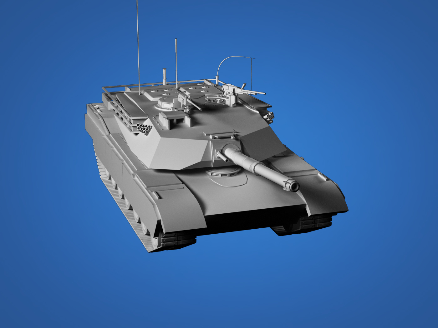 free abrams tank 3d model