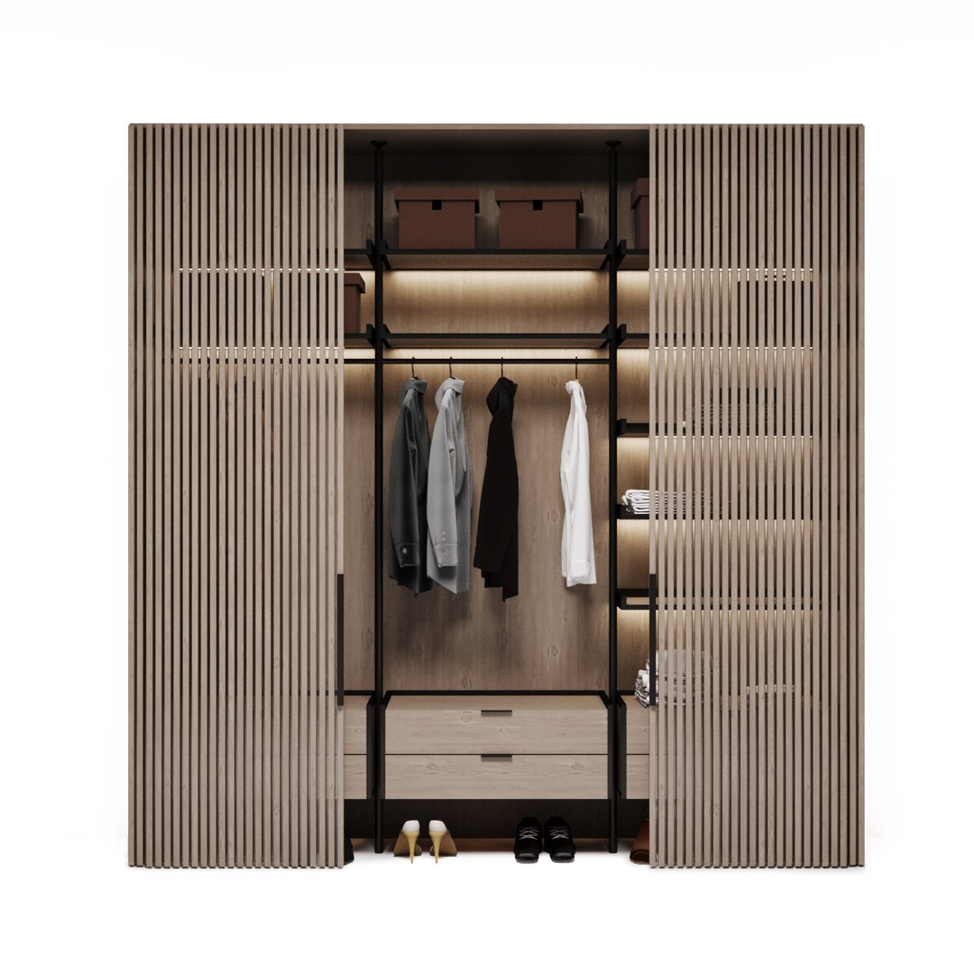 3D wardrobe Poliform - TurboSquid 1992453