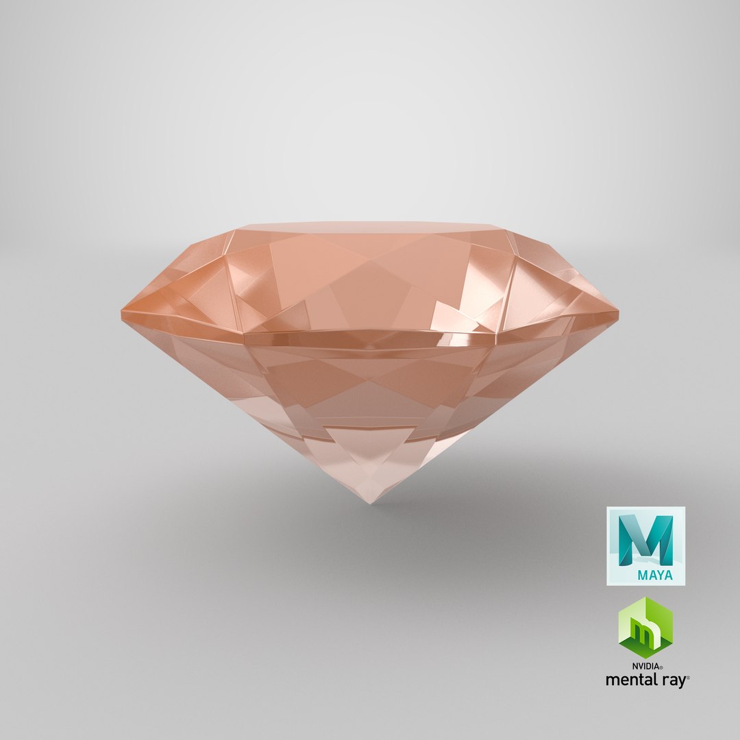 3D Single Cut Imperial Topaz model - TurboSquid 1837751