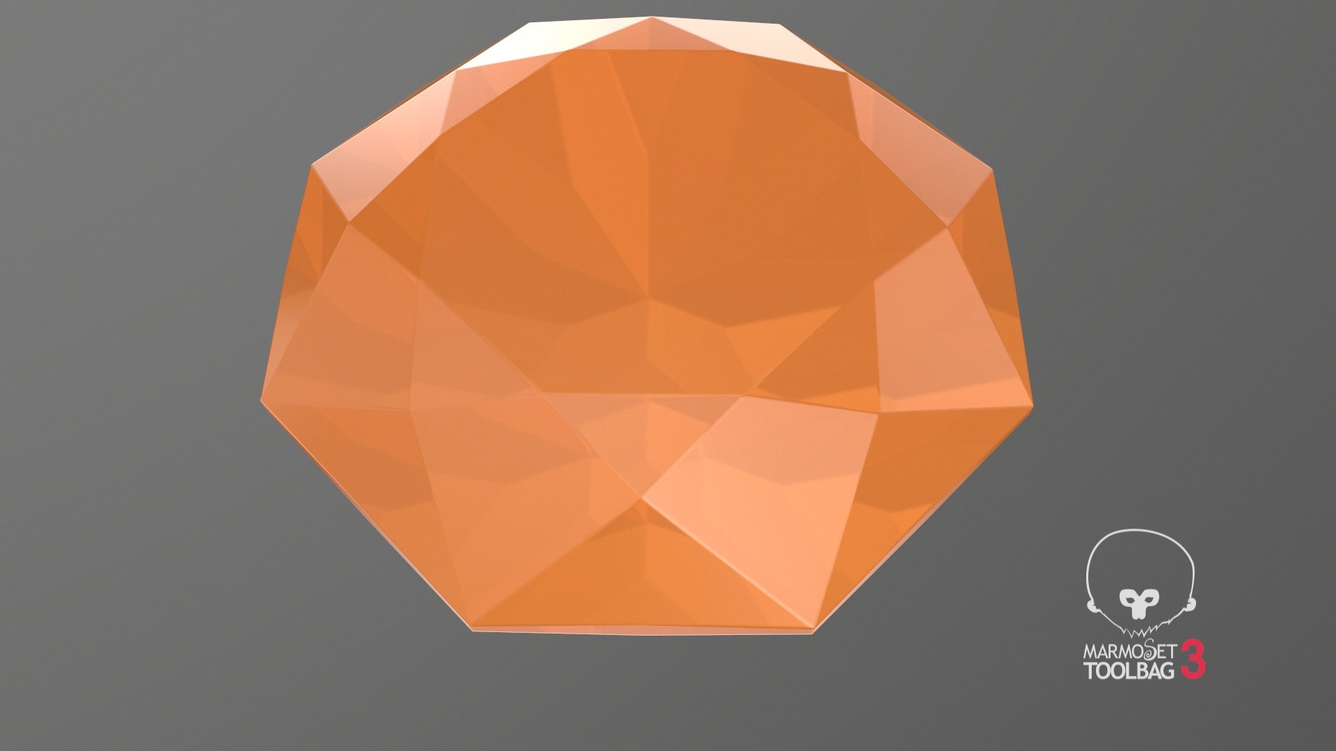 3D Single Cut Imperial Topaz model - TurboSquid 1837751