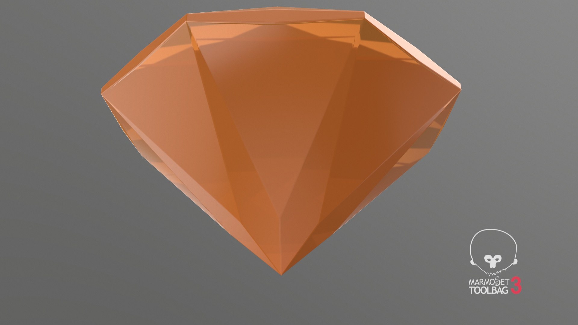 3D Single Cut Imperial Topaz model - TurboSquid 1837751