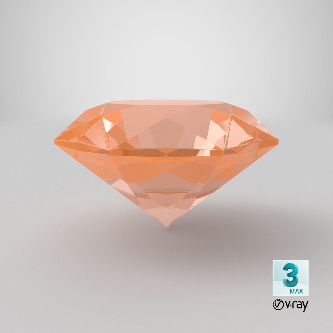 3D Single Cut Imperial Topaz model - TurboSquid 1837751